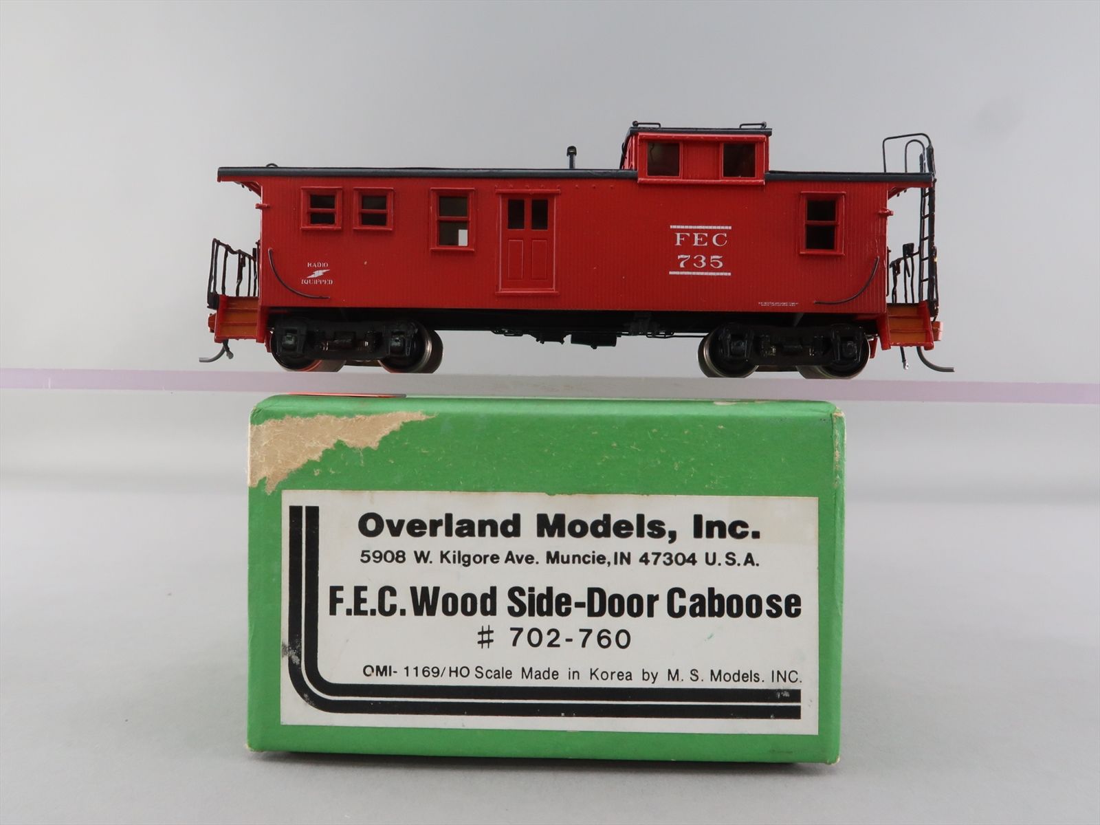 HO Brass Model - OMI 1169 FEC Florida East Coast Wood Side - Door ...