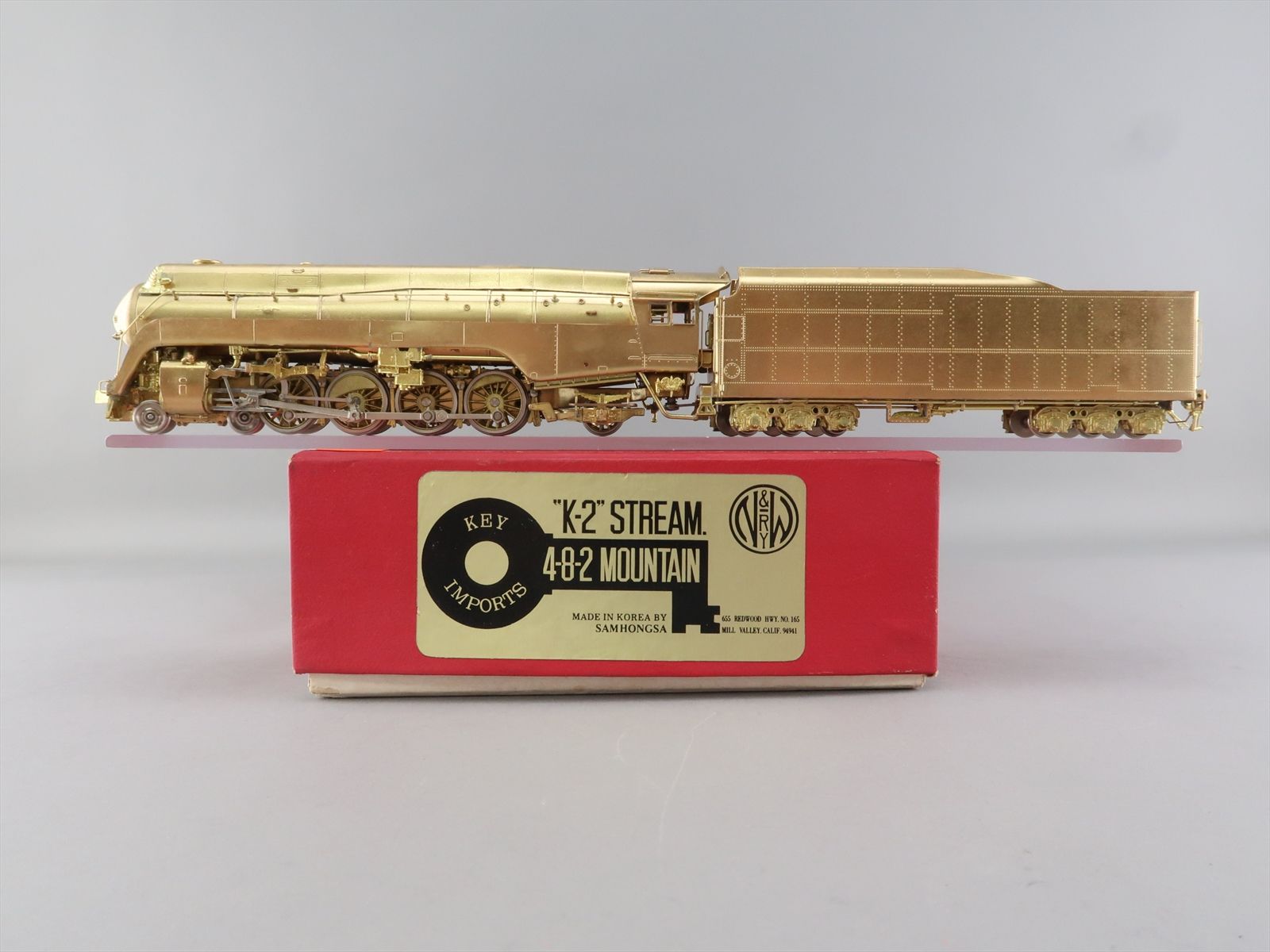 HO Brass Model - Key N&W Norfolk & Western K-2 Streamlined 4-8-2 ...