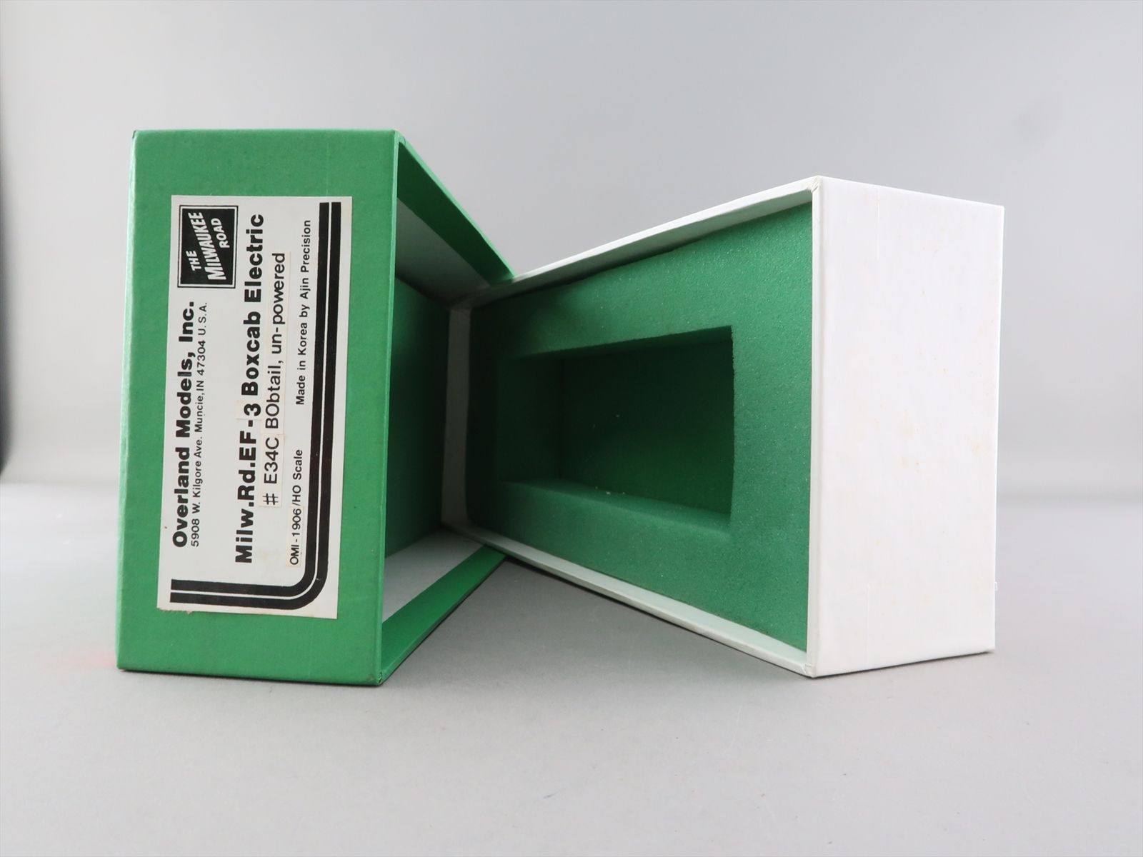 HO Brass Model - OMI 1906 Milwaukee Road EF-3 Boxcab Bobtail Electric ...