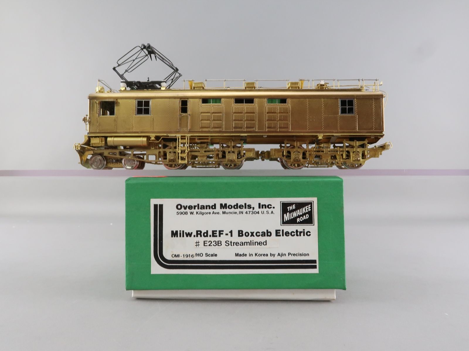 HO Brass Model - OMI 1916 Milwaukee EF-1 Boxcab Electric Streamlined ...