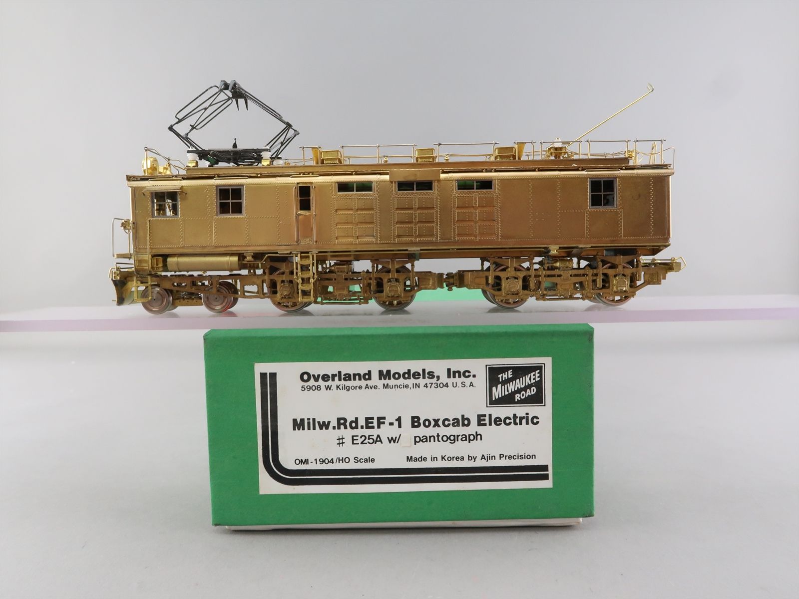 HO Brass Model - OMI 1904 Milwaukee Road EF-1 Boxcab Electric w ...
