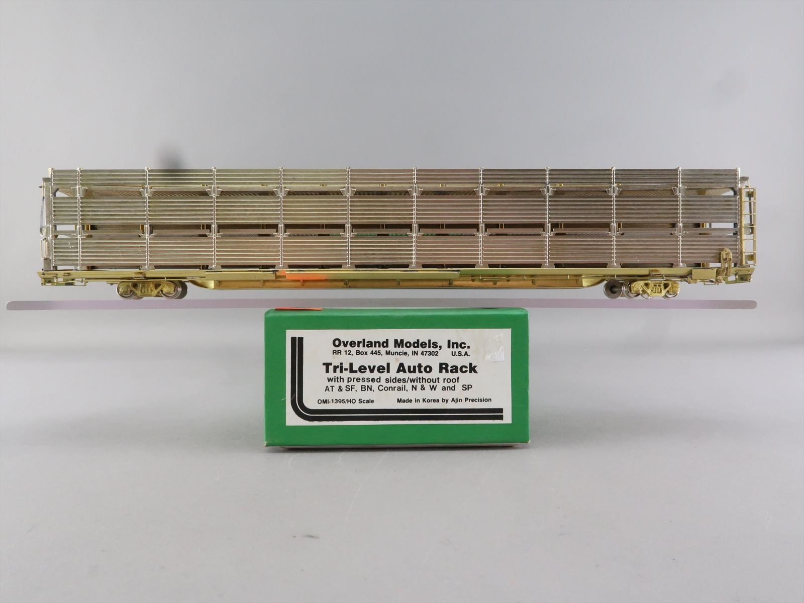 HO Brass Model - OMI 1395 UP Union Pacific Trailer Train Tri-Level Auto ...
