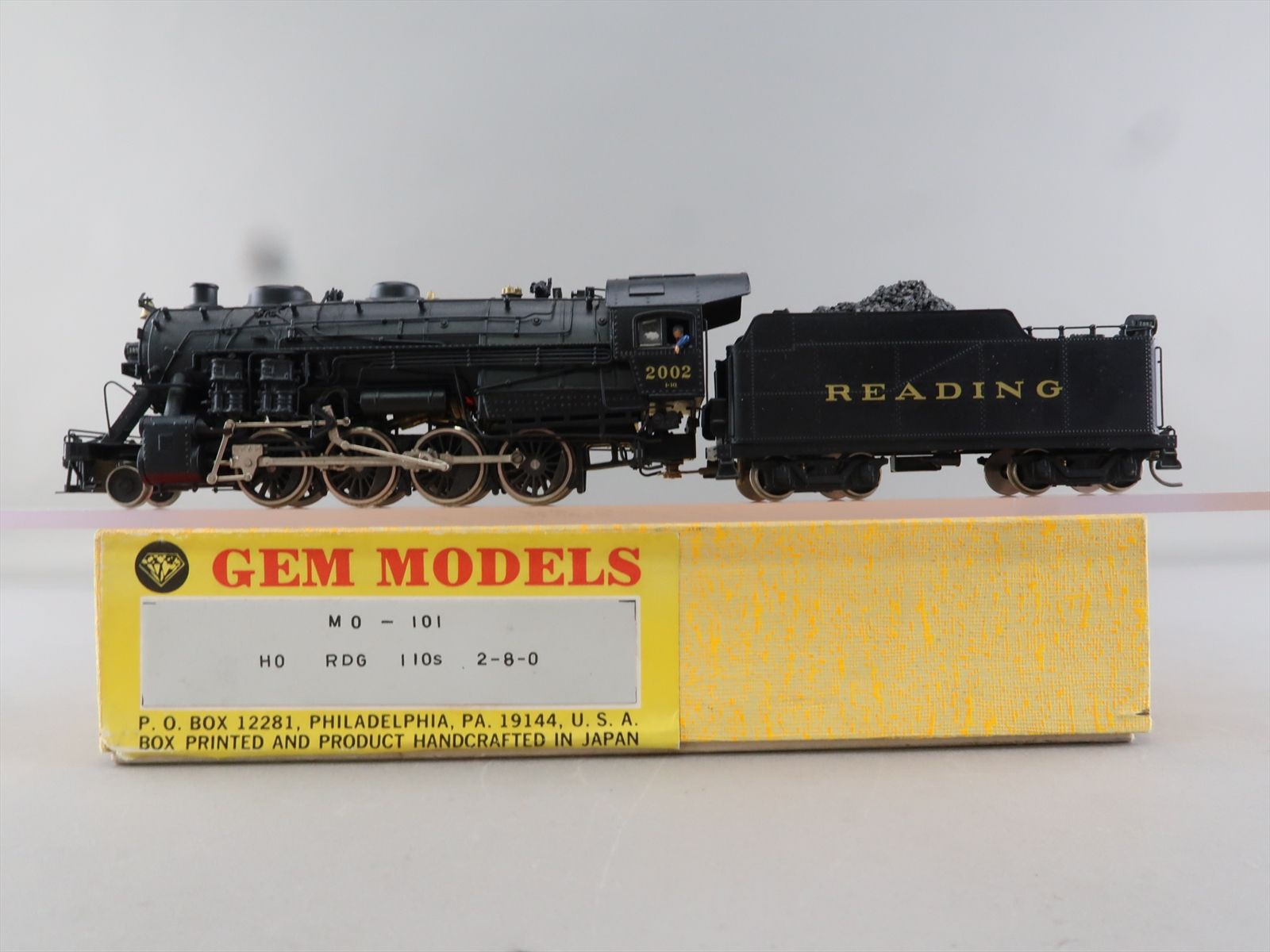 HO Brass Model - Gem Models MO-101 Reading I10sa 2-8-0 #2002 - Custom ...