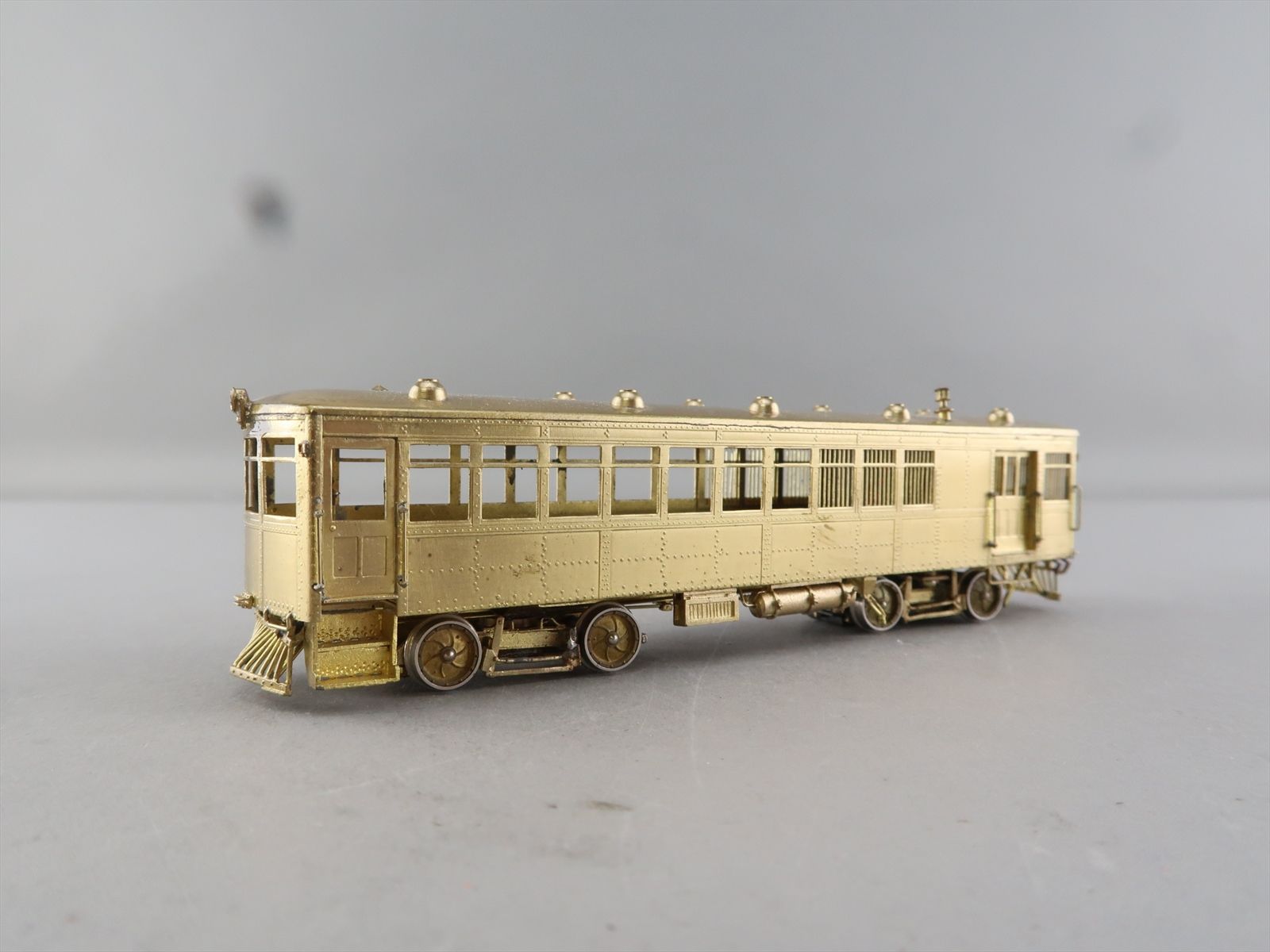 HO Brass Model - GHB 112 Brill Model 55 Railcar - Unpainted - F.M. Models