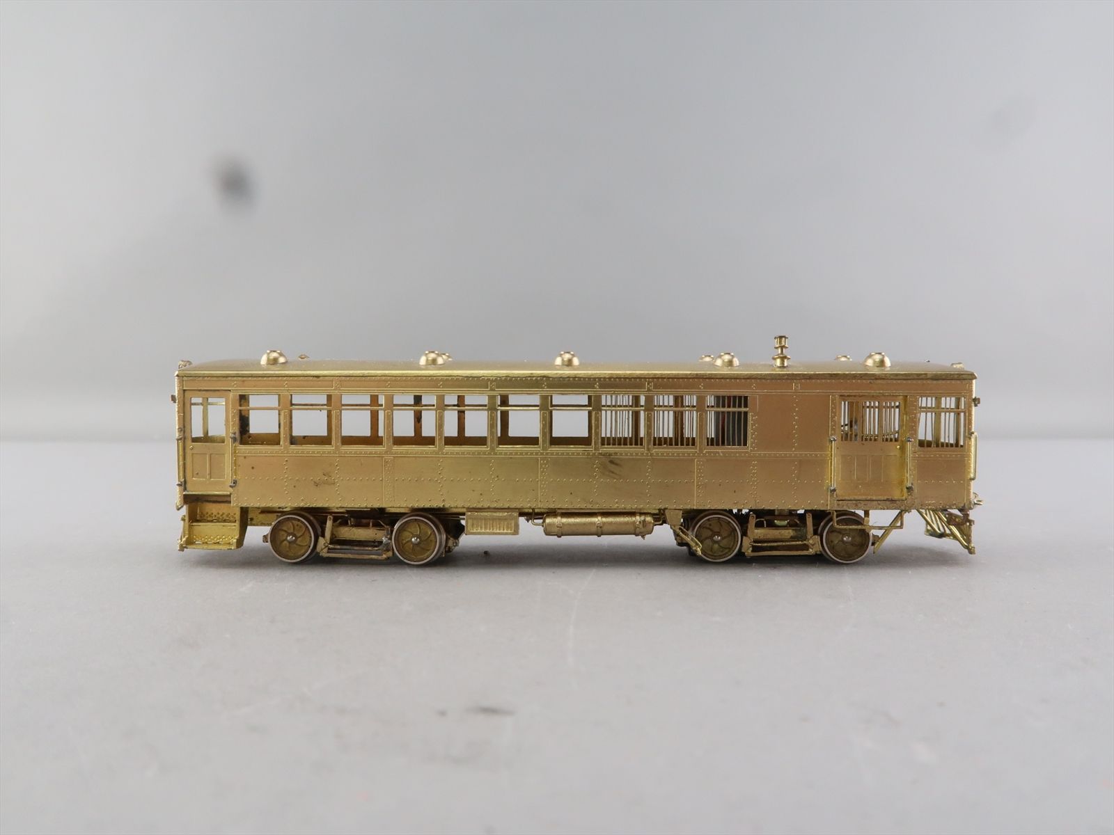 HO Brass Model - GHB 112 Brill Model 55 Railcar - Unpainted - F.M. Models