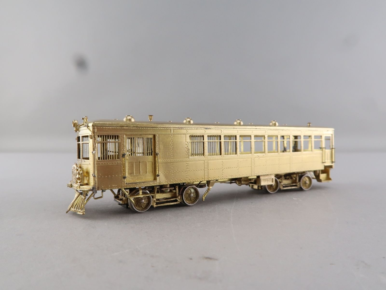 HO Brass Model - GHB 112 Brill Model 55 Railcar - Unpainted - F.M. Models