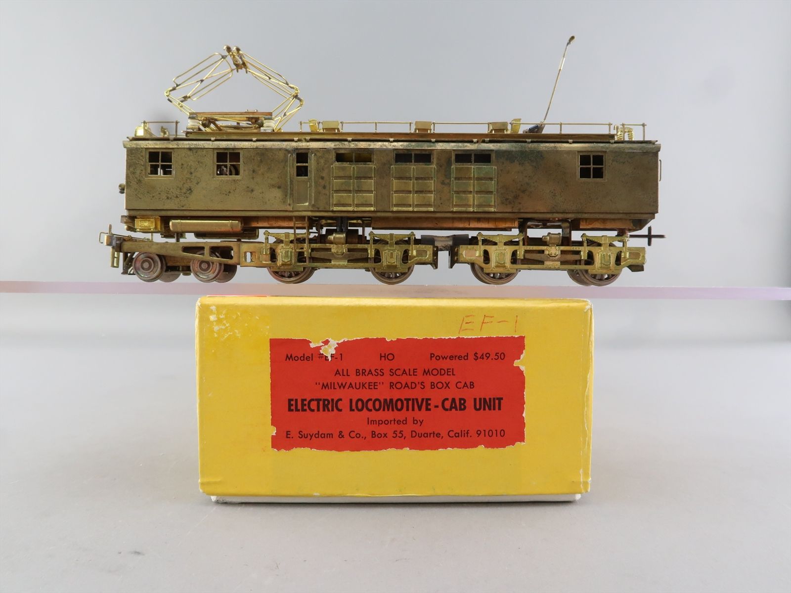 HO Brass Model - Suydam EF-1 Milwaukee Electric Box Cab Boxcab ...