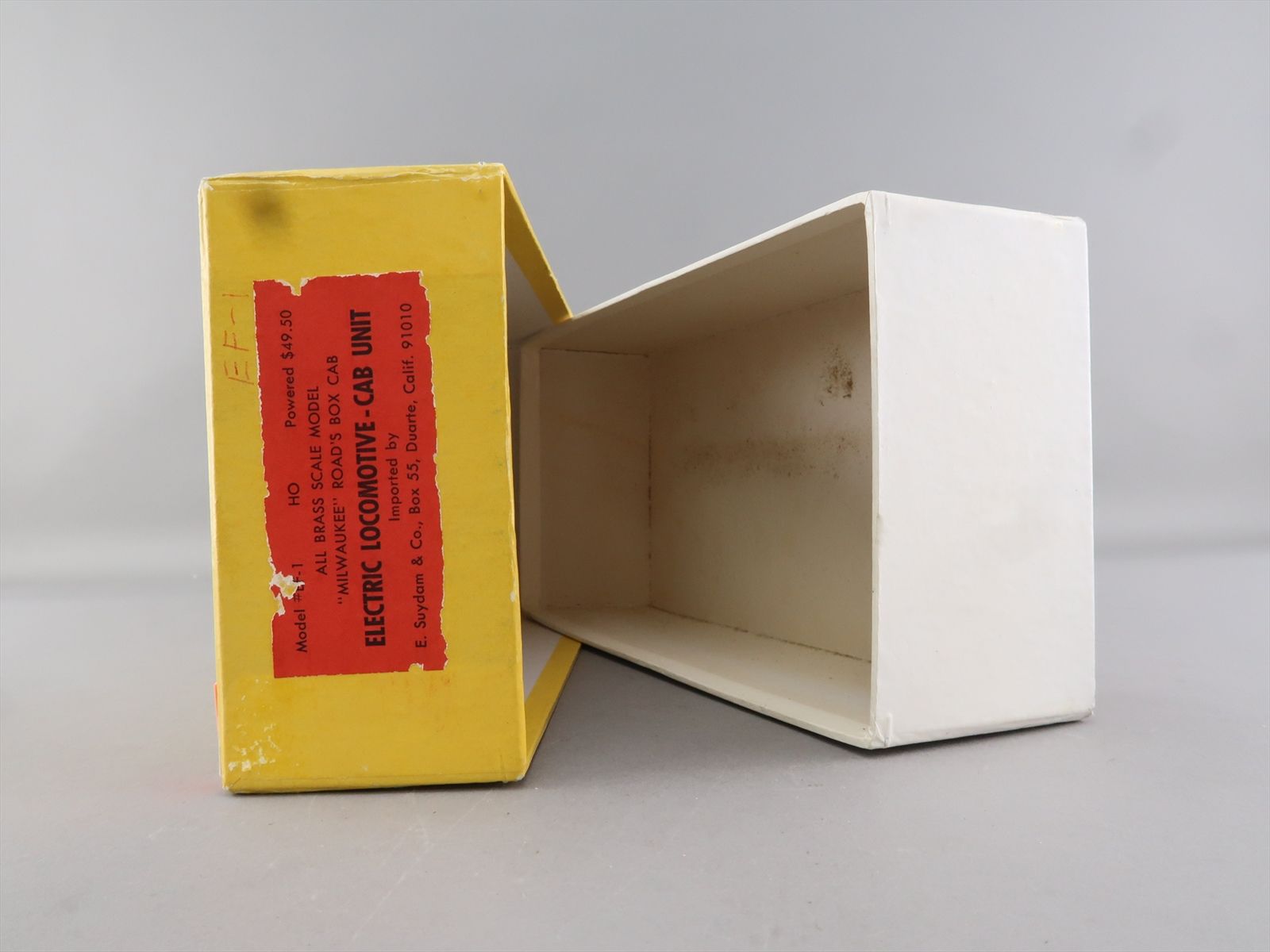 HO Brass Model - Suydam EF-1 Milwaukee Electric Box Cab Boxcab ...