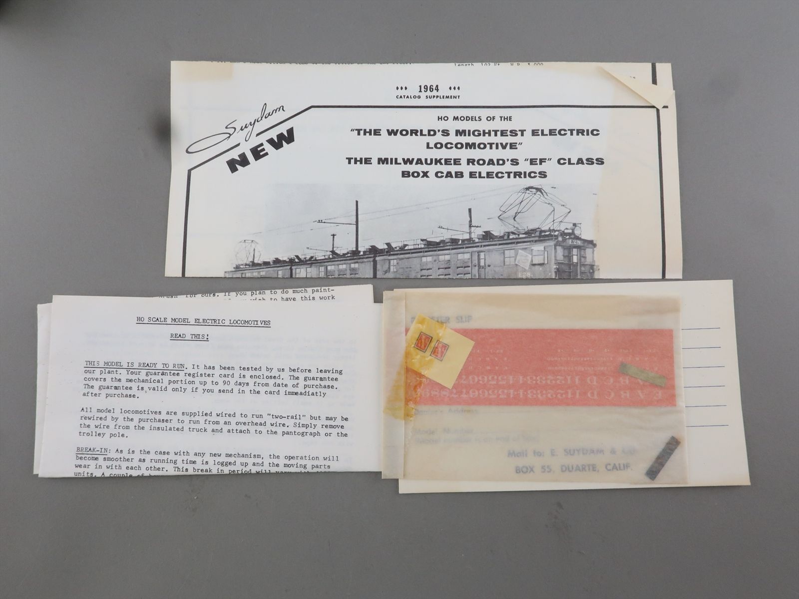 HO Brass Model - Suydam EF-1 Milwaukee Electric Box Cab Boxcab ...