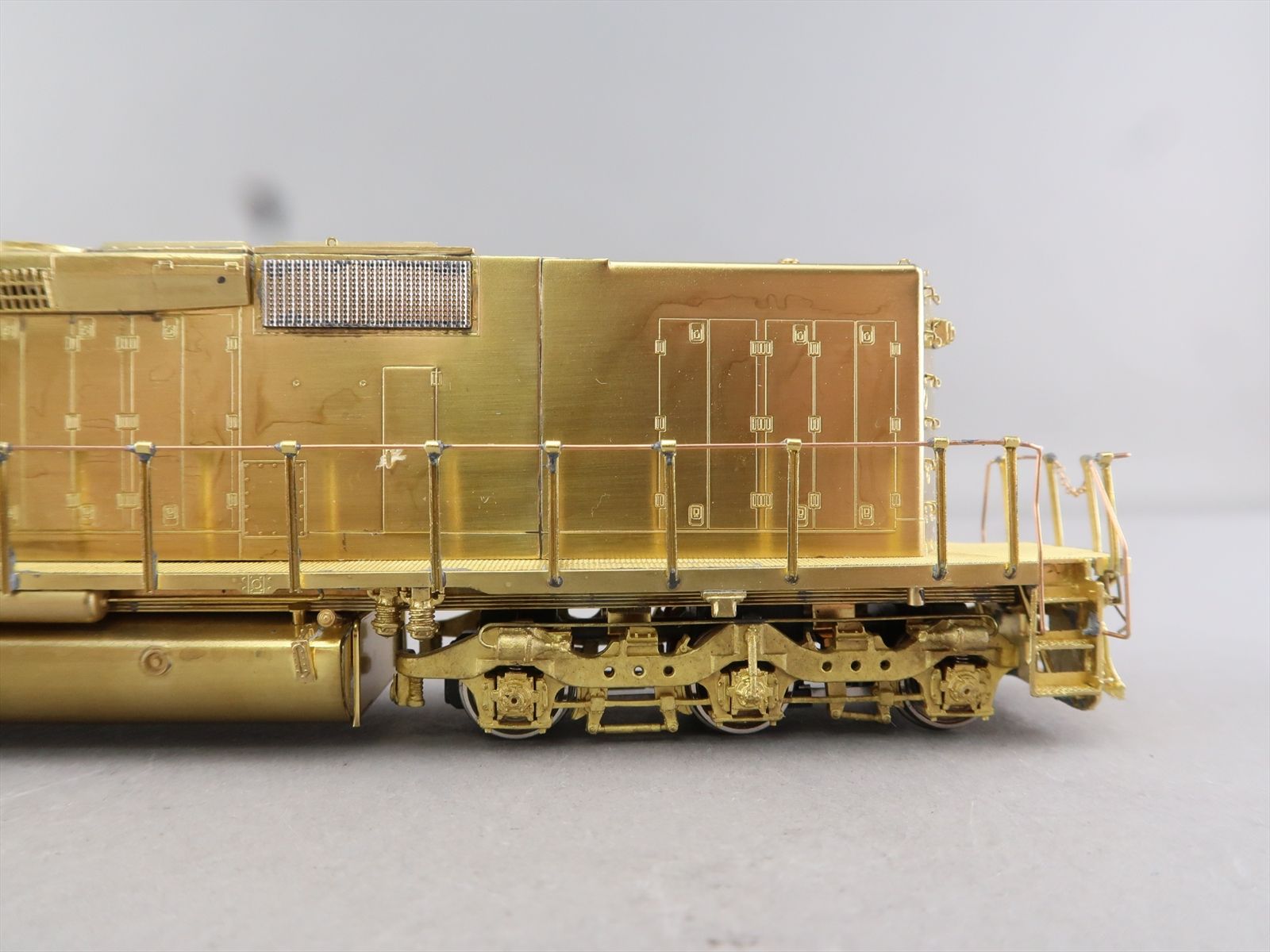 HO Brass Model - OMI 5304 BN Burlington Northern SD40-2 7500 B Cabless - Unpainted - 1988 Run ...