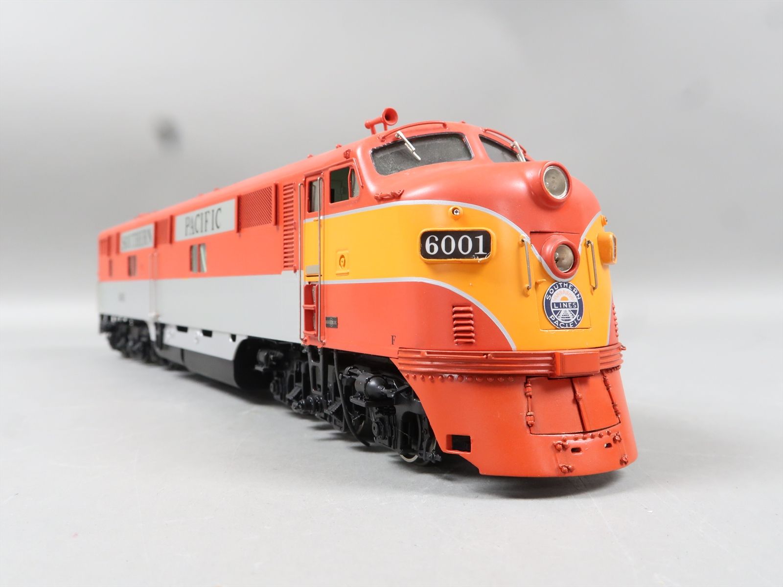 O Brass Model - Key SP Southern Pacific E7 E7A Daylight Nose w/ Golden State Scheme #6001 - F/P ...