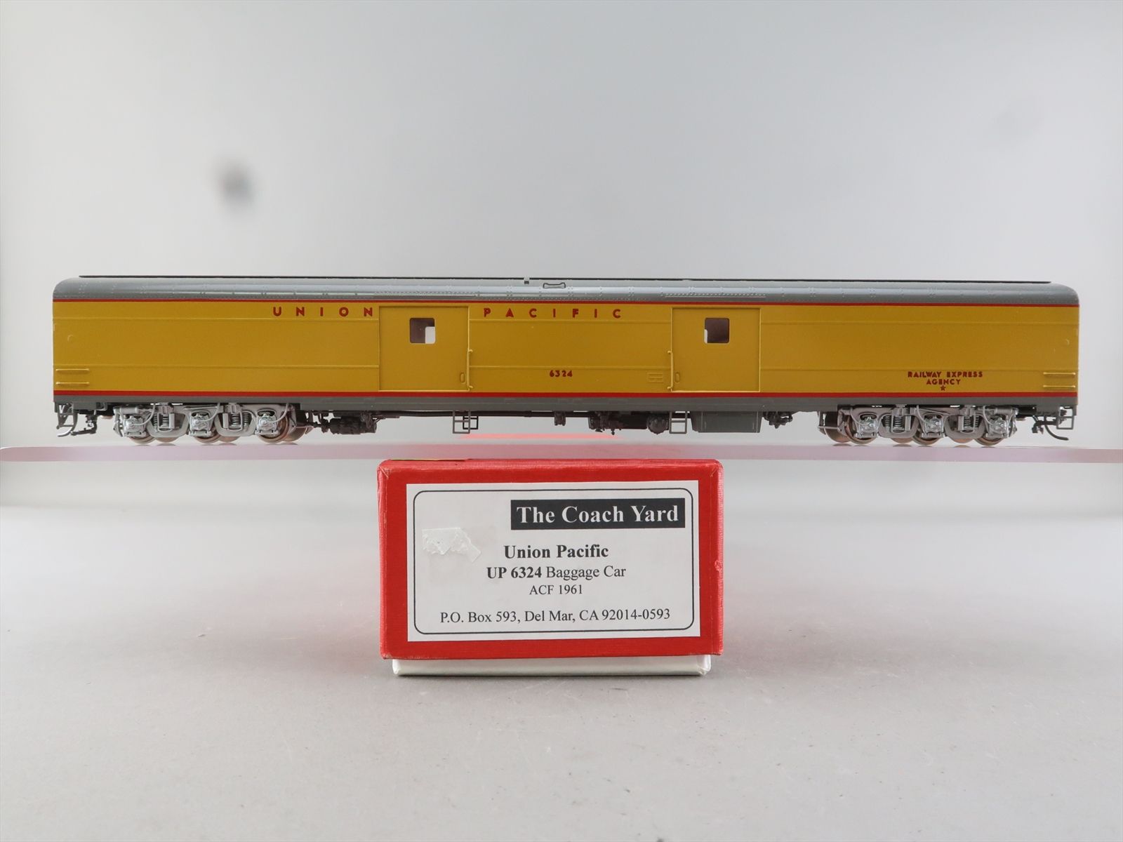 HO Brass Model - Soho 0463 UP Union Pacific Baggage Car #6324 - Custom ...