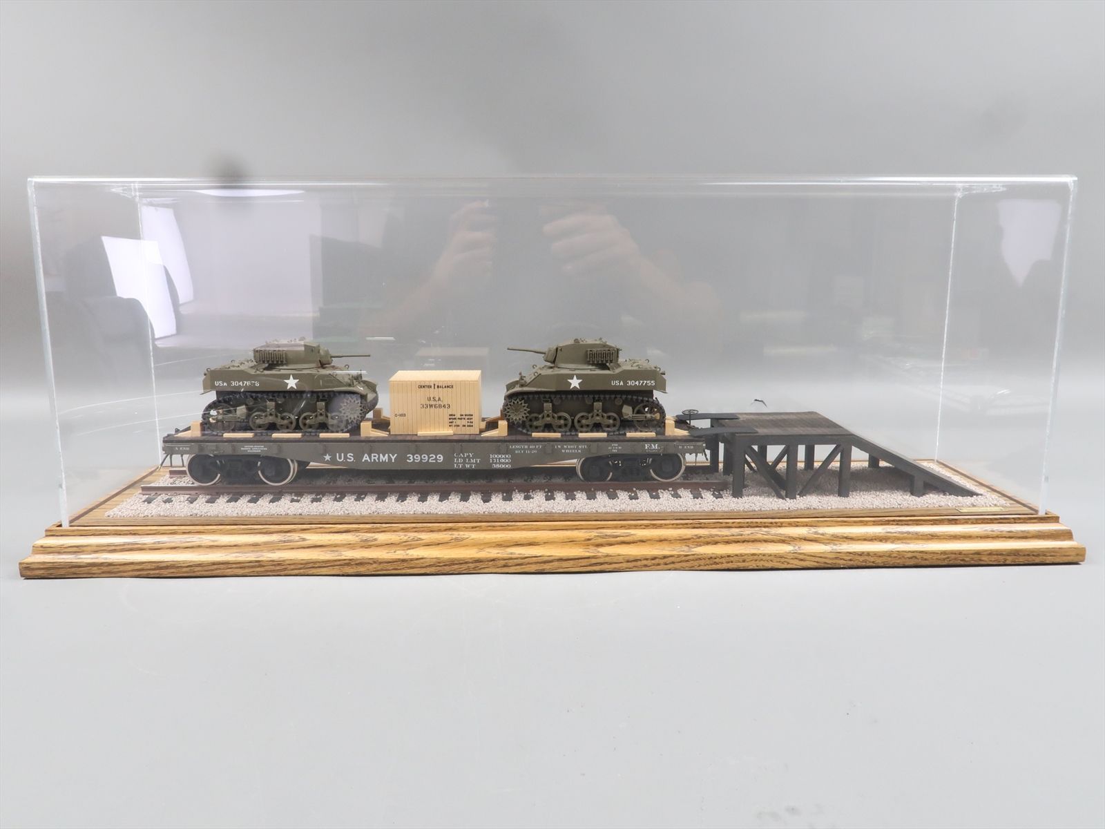 G Brass Model - FAM USAX Smithsonian National Museum Models Flat Car w ...