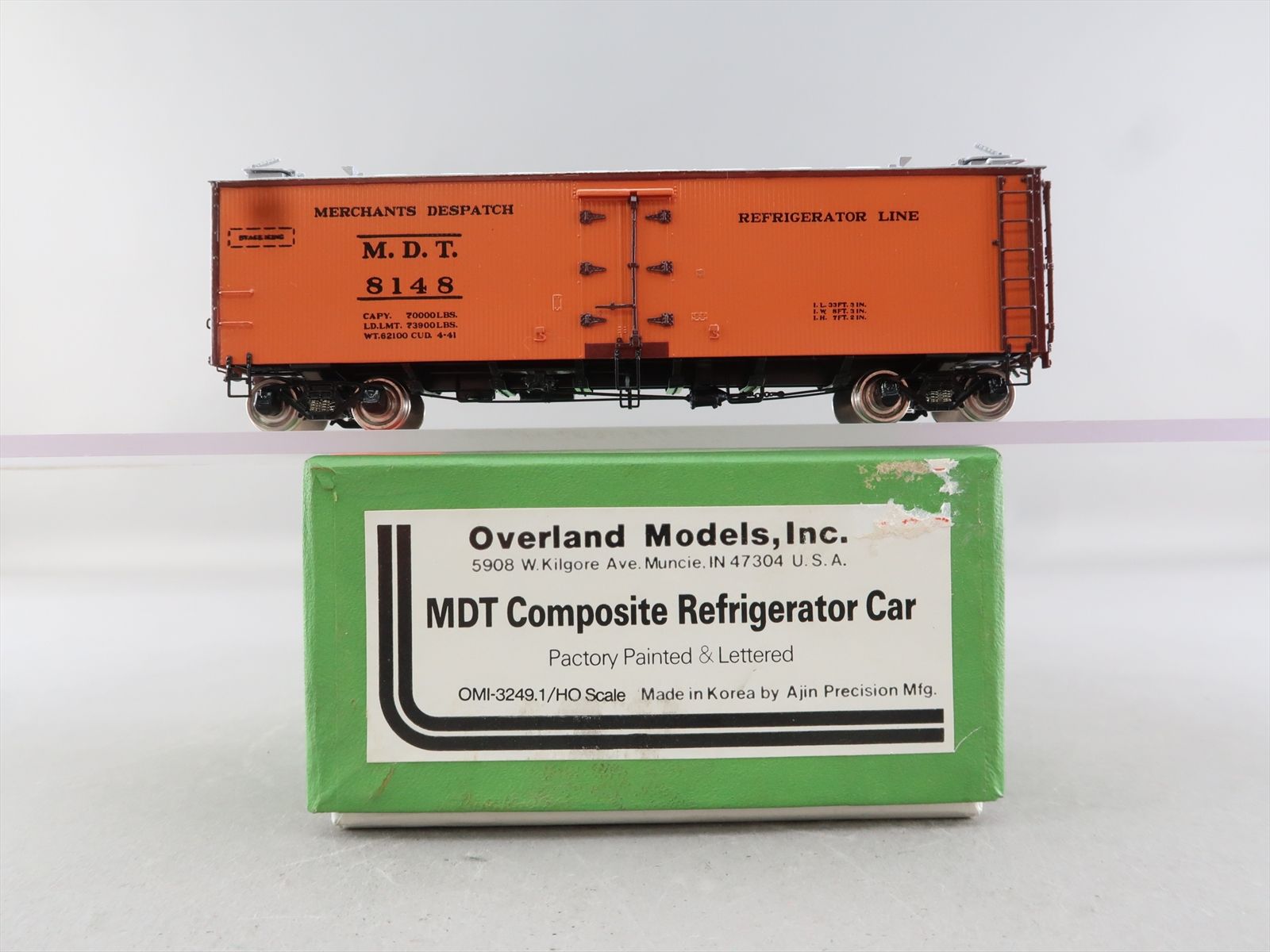 HO Brass Model - OMI 3249.1 MDT Merchants Despatch Composite Reefer ...