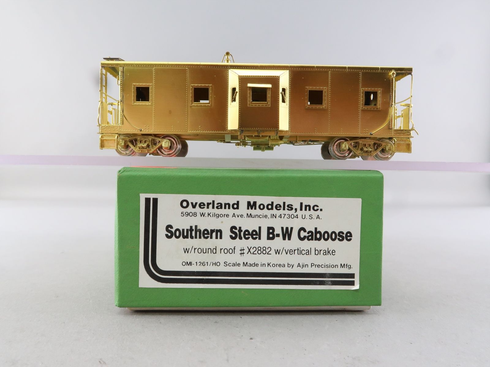 HO Brass Model - OMI 1261 SOU Southern Steel B-W Bay Window Caboose ...