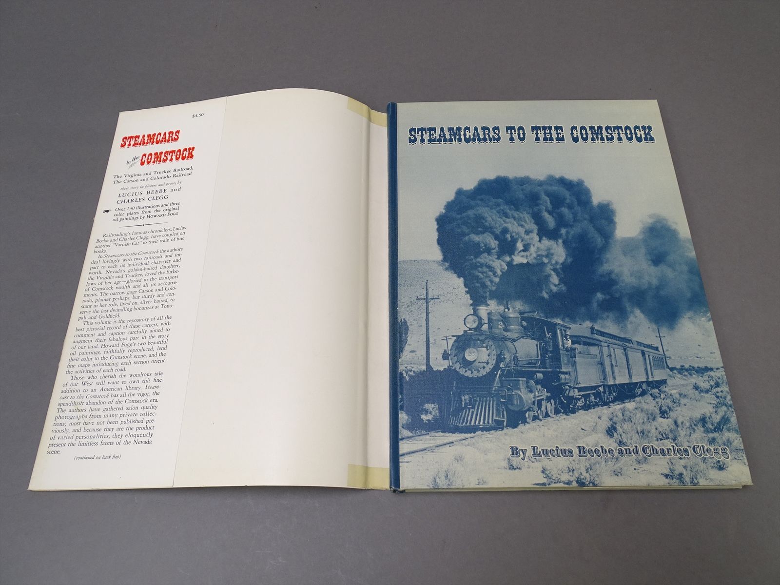Railroad Book - Steamcars to the Comstock - Lucius Beebe & Charles ...