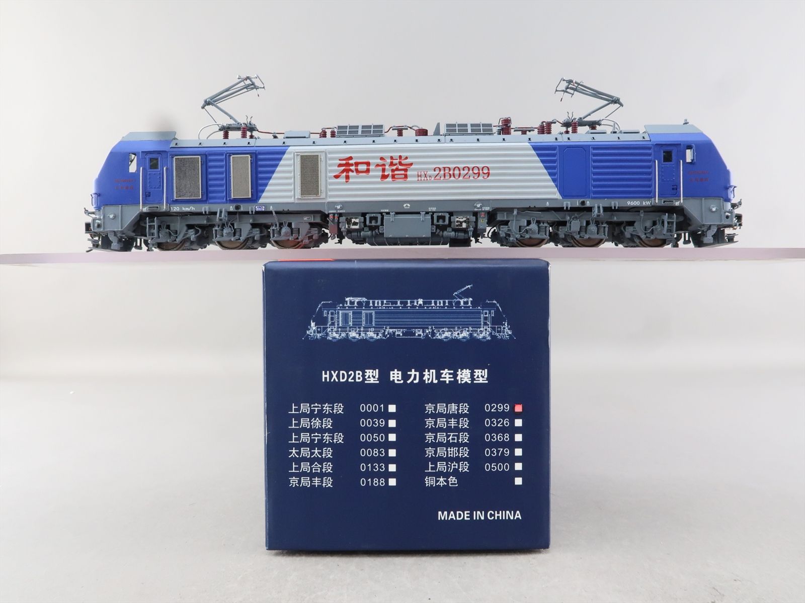 HO Brass Model - OTMC Orangutan Chinese National Railways HXD2B Electric Locomotive Beijing ...