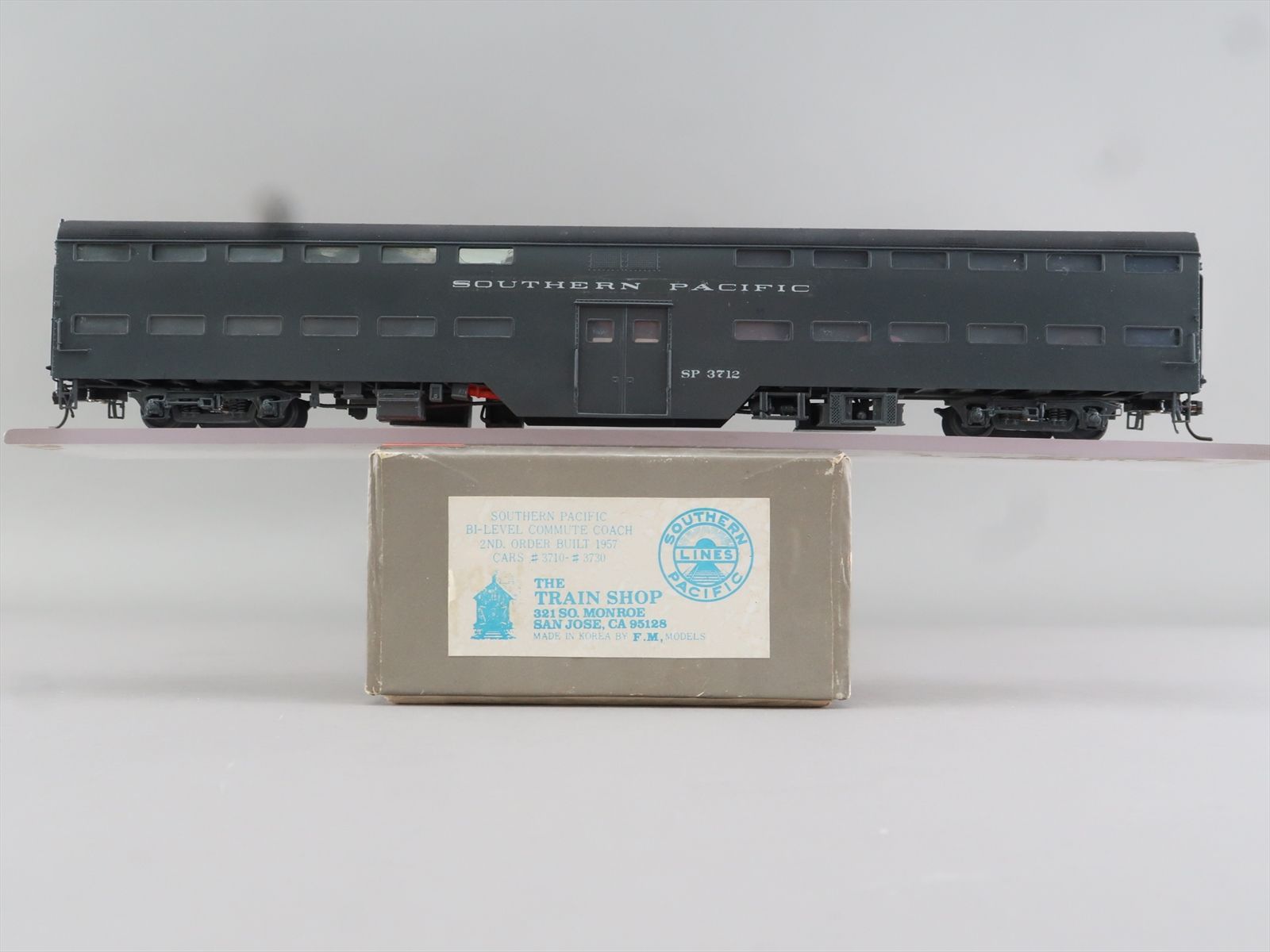 HO Brass Model - Train Shop TSHOP Hallmark SP Southern Pacific Bi-Level ...