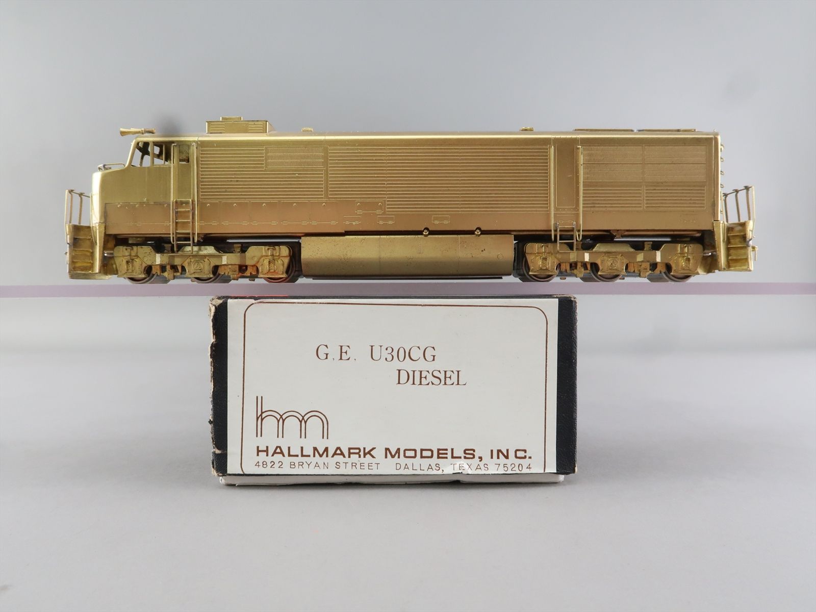 HO Brass Model - HM Hallmark GE U30CG Diesel - Unpainted - 1974 Run ...