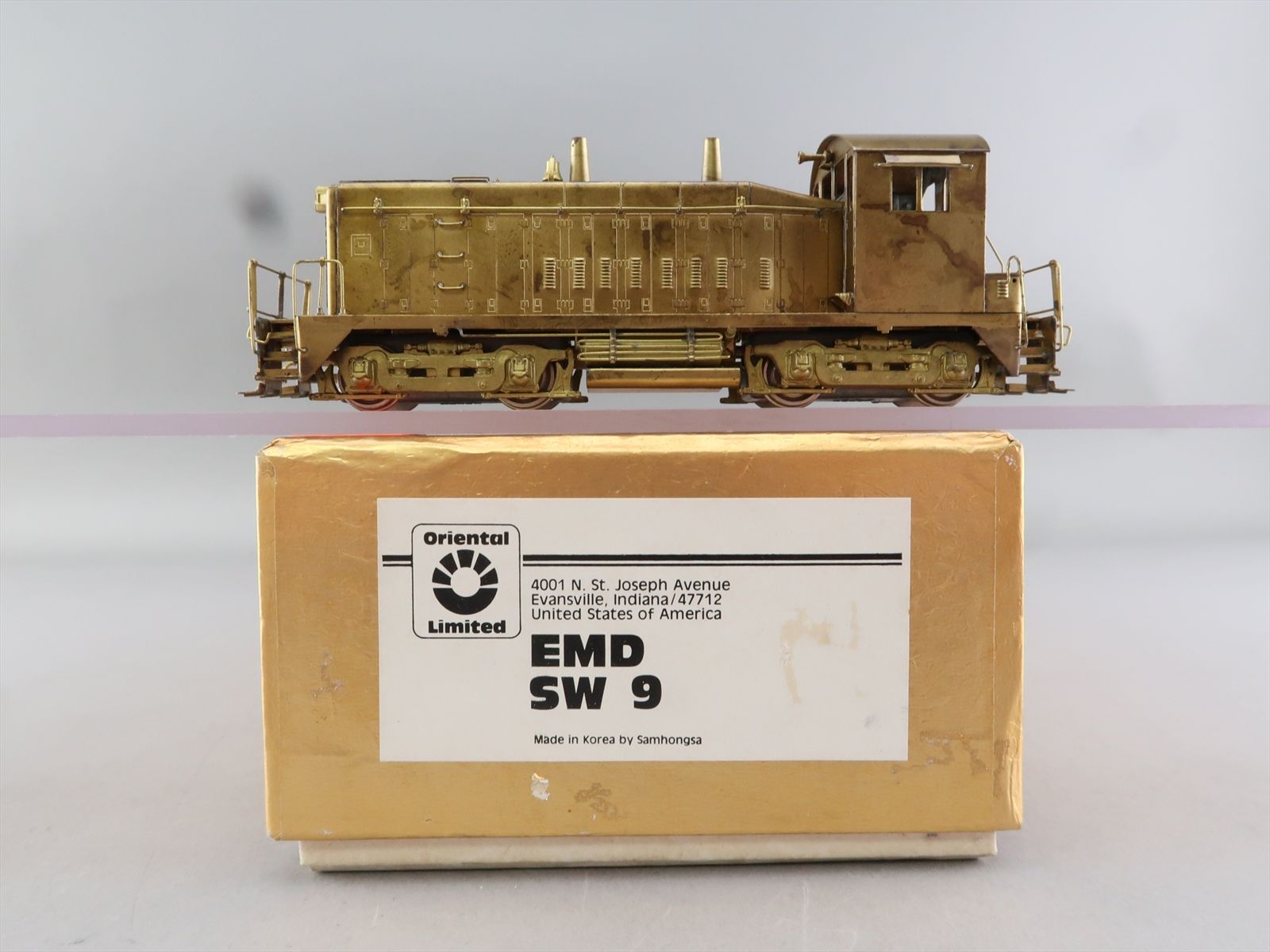 HO Brass Model - Oriental Misc Roads EMD SW-9 - Unpainted - 1980 Run ...