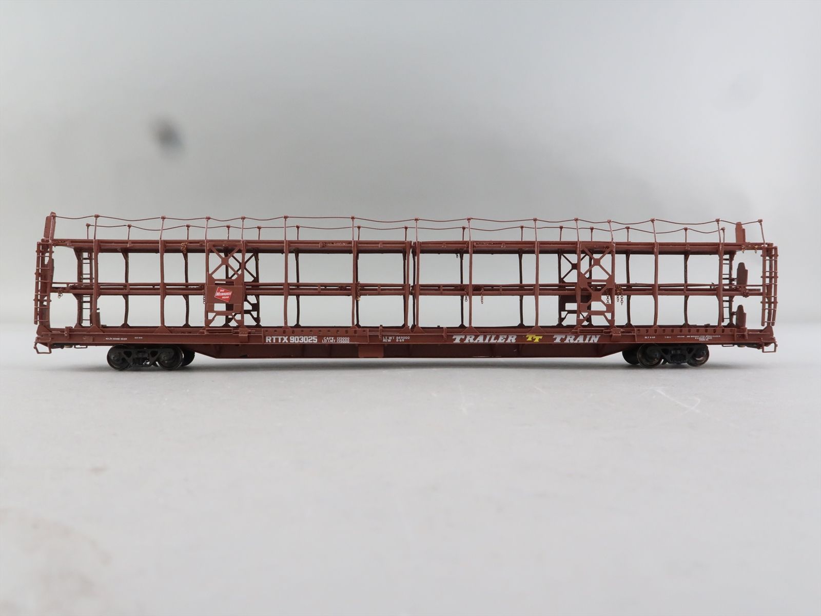 HO Brass Model - OMI 1326 MILW Milwaukee Tri-Level Open Auto Rack ...