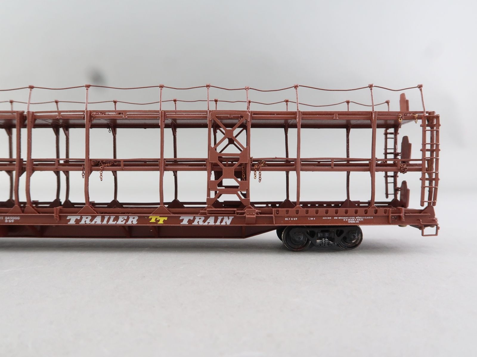 HO Brass Model - OMI 1326 MILW Milwaukee Tri-Level Open Auto Rack ...