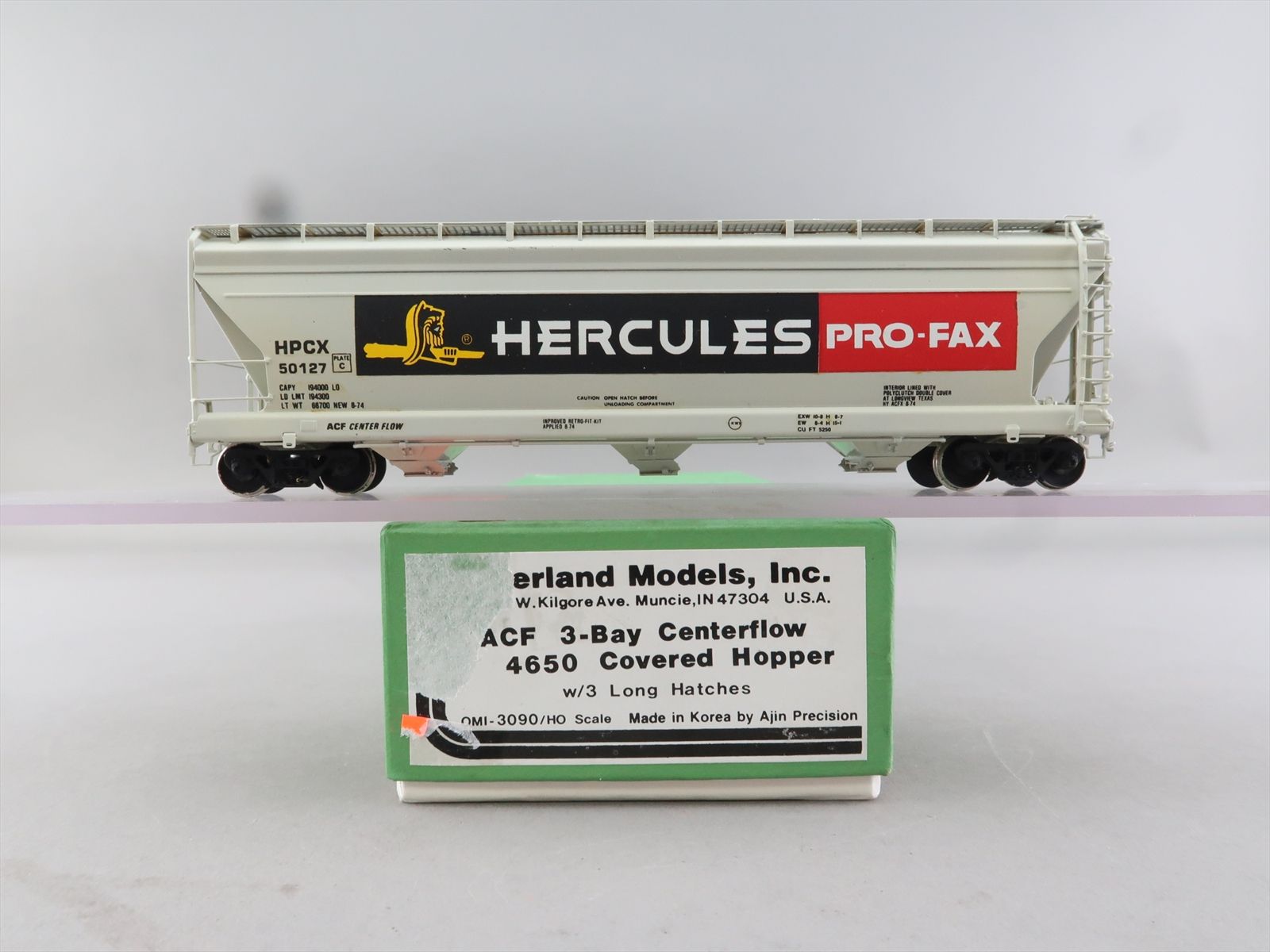 HO Brass Model - OMI 3090 HPCX Hercules ACF 3 Bay Centerflow 4650 ...