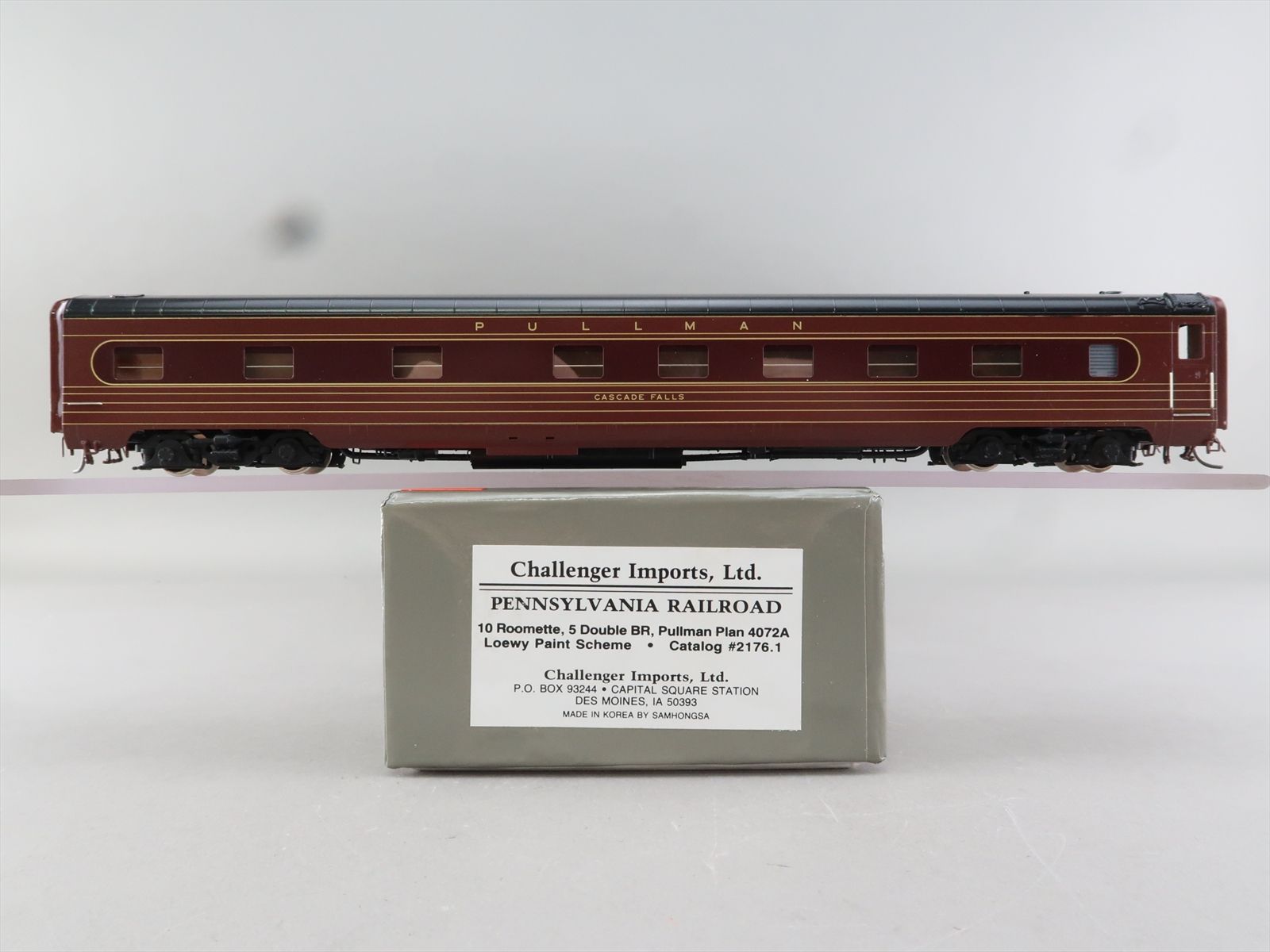 HO Brass Model - CIL 2176.1 PRR Pennsylvania 10-5 Sleeper Loewy Cascade ...