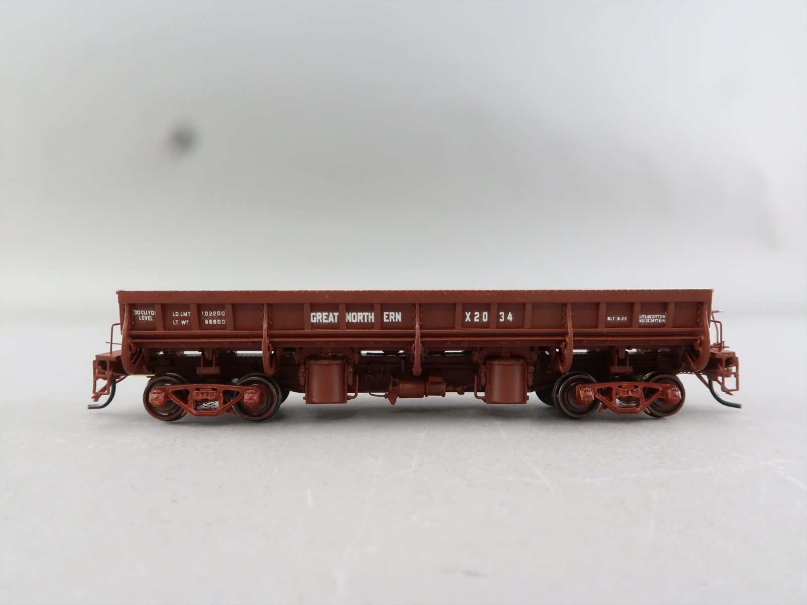 HO Brass Model - W&R Magor Side Dump Car X2034- Custom - 1999 Run - Boo-Rim