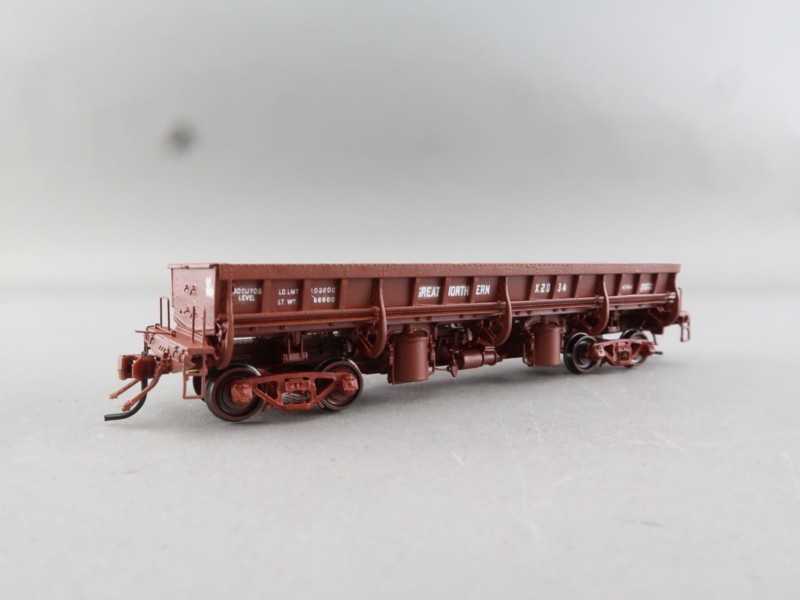 HO Brass Model - W&R Magor Side Dump Car X2034- Custom - 1999 Run - Boo-Rim