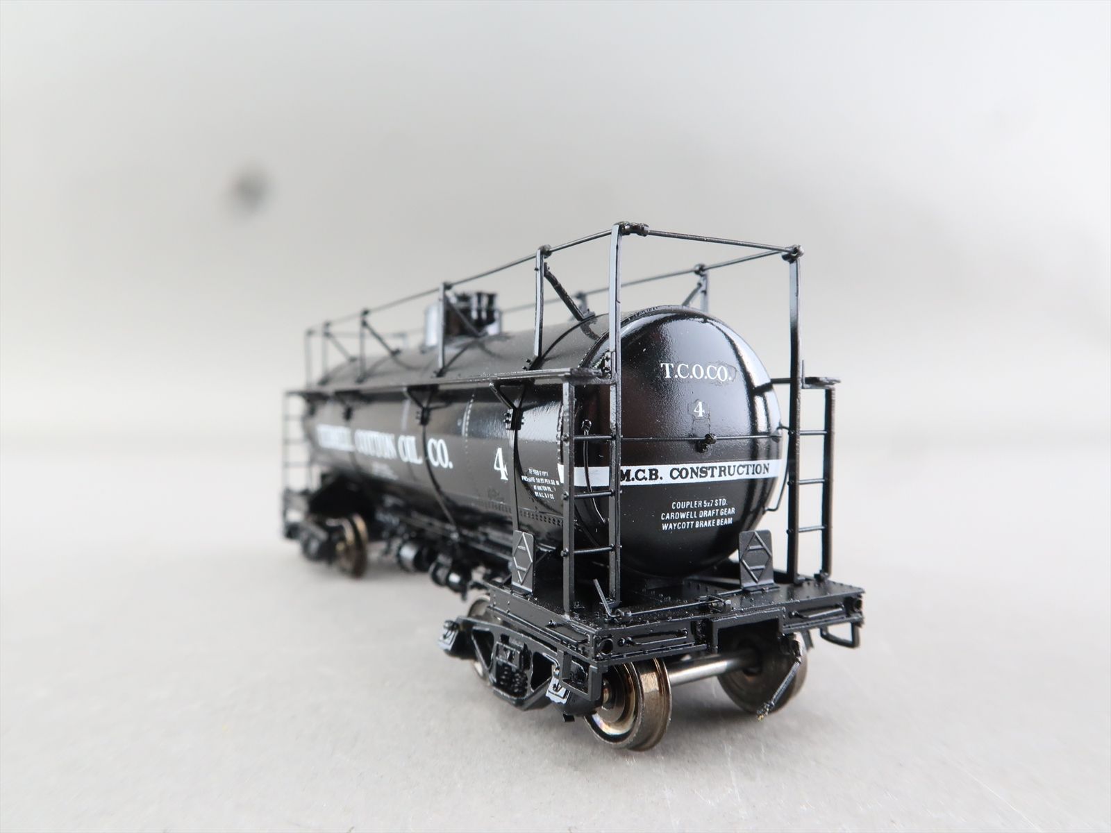 HO Brass Model - W&R Pressed Steel Car Co. High Walkway Tank Car One ...