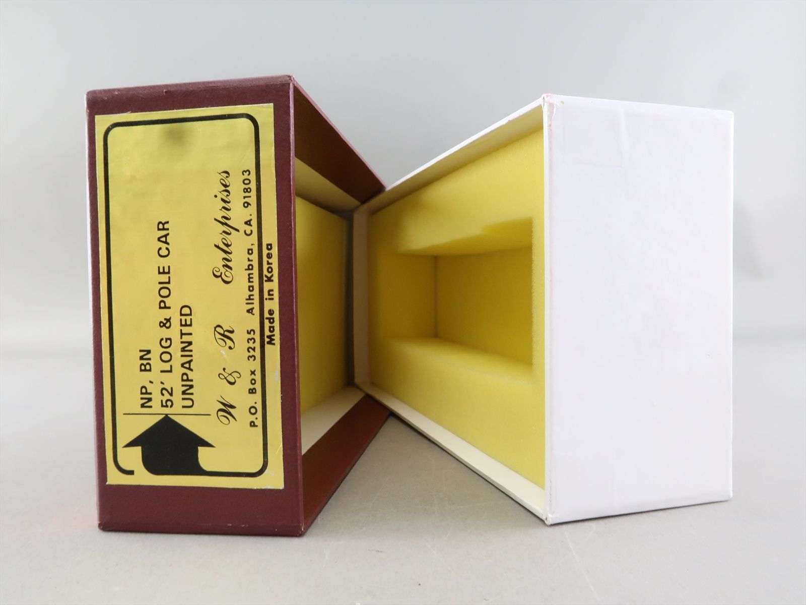 HO Brass Model - W&R NP / BN 52' Log & Pole Car - Unpainted - 1996 Run ...