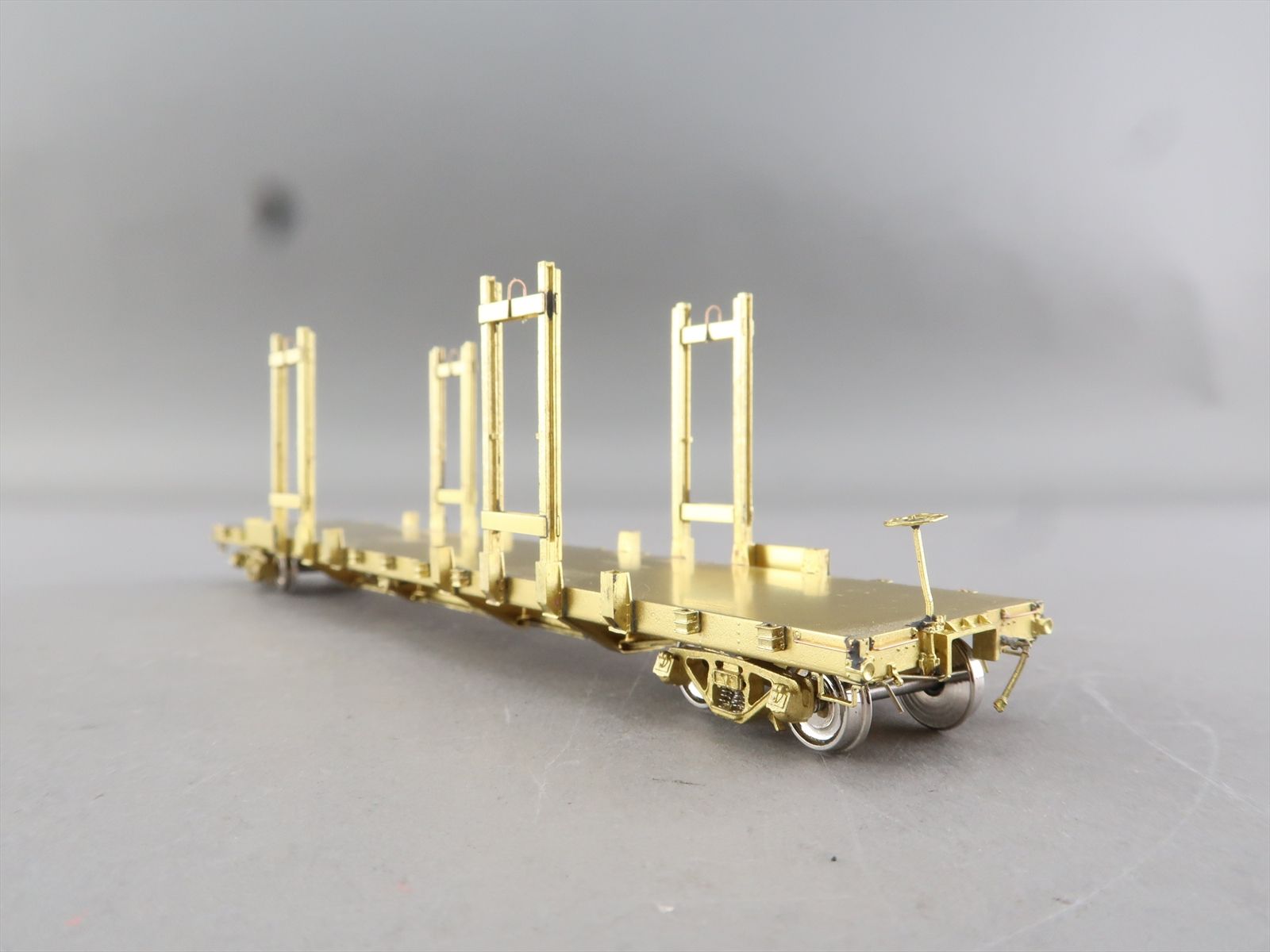 HO Brass Model - W&R NP / BN 52' Log & Pole Car - Unpainted - 1996 Run ...