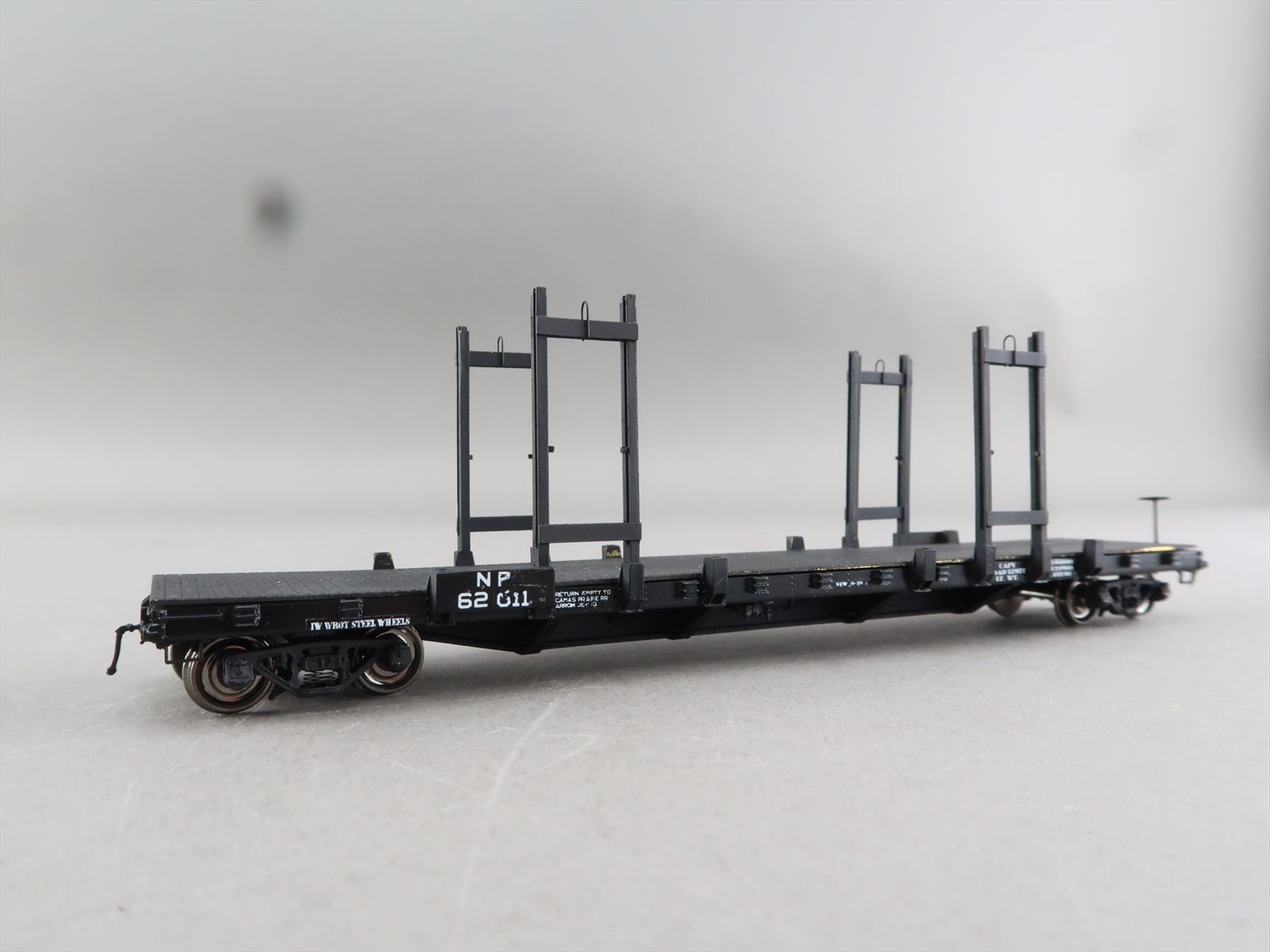 HO Brass Model - W&R NP Northern Pacific 52' Log & Pole Car #62011 ...
