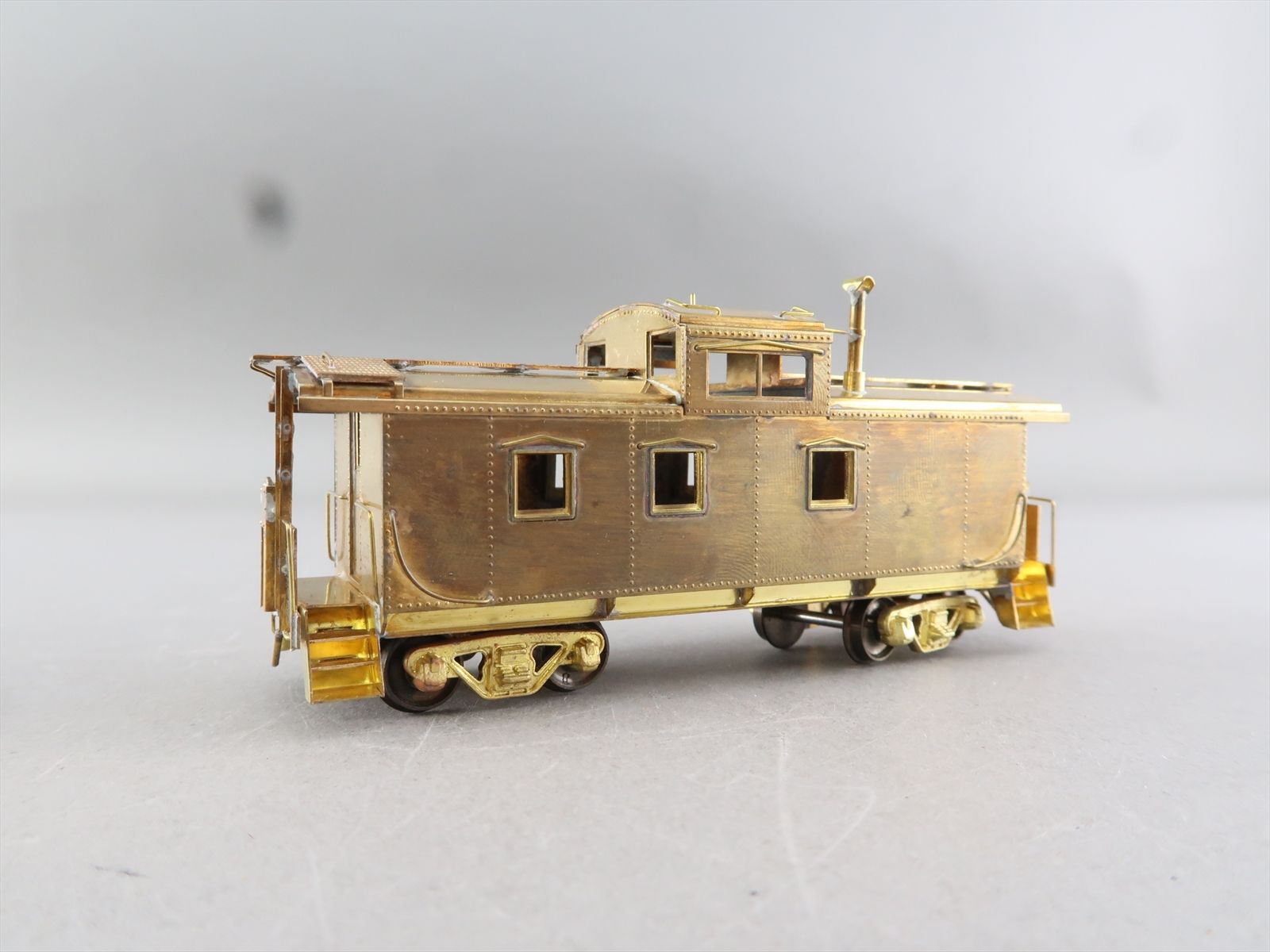 HO Brass Model - NPP EL Erie Lackawanna Steel Caboose - Unpainted - Made in Japan