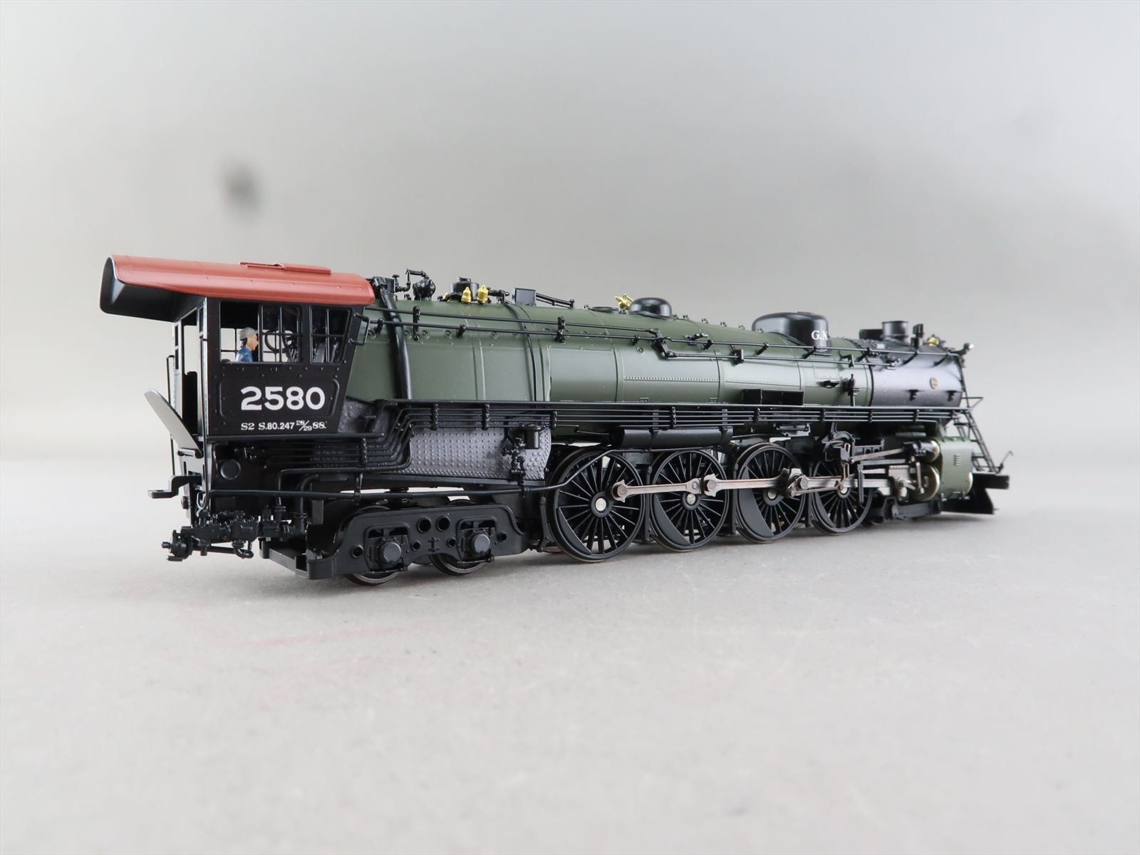 HO Brass Hybrid Model - BLI 2871 GN Great Northern S2 4-8-4 Open Cab ...