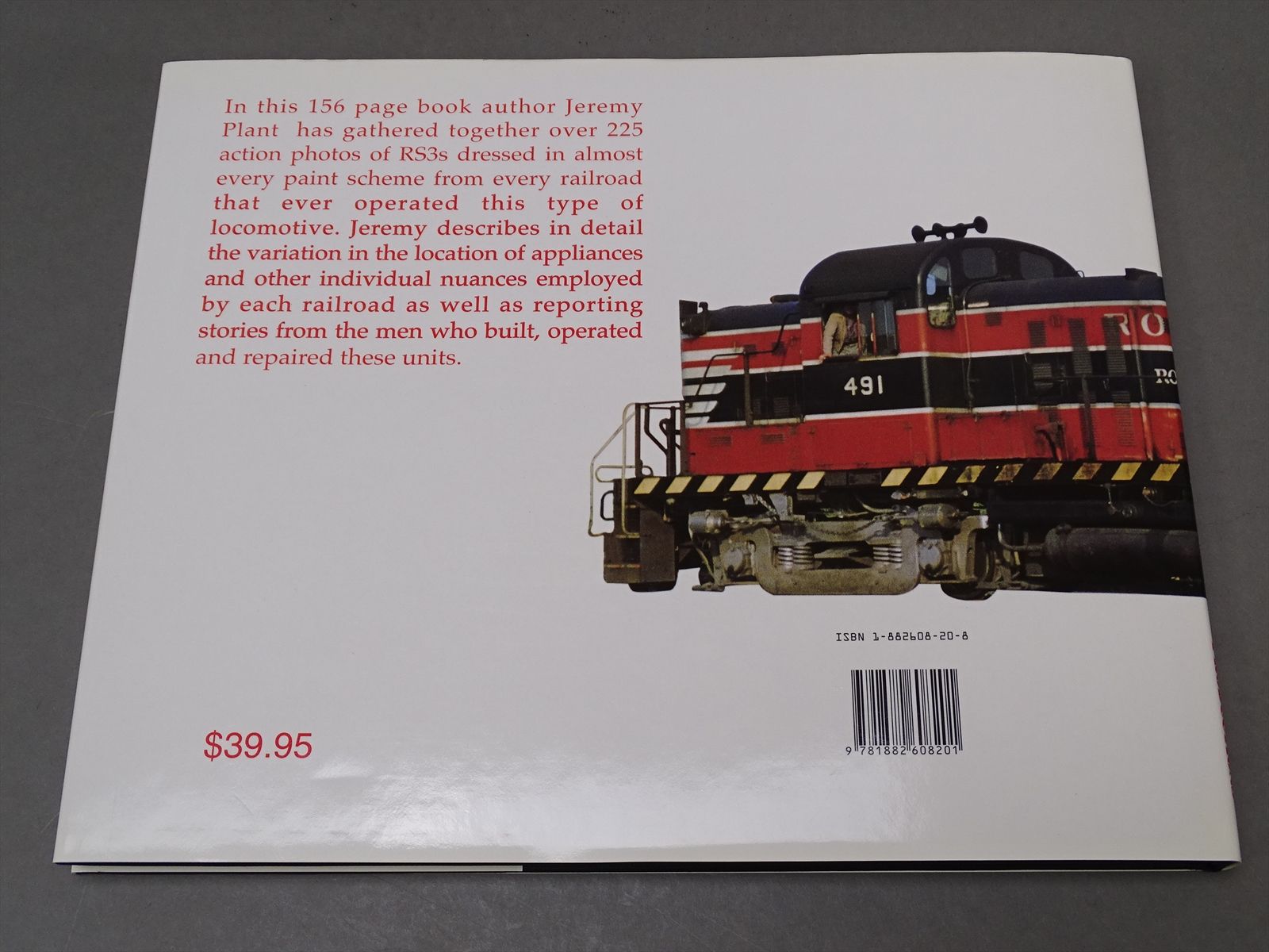 Railroad Book - Classic Locomotives Vol. 4: Alco RS3 - Jeremy F. Plant ...