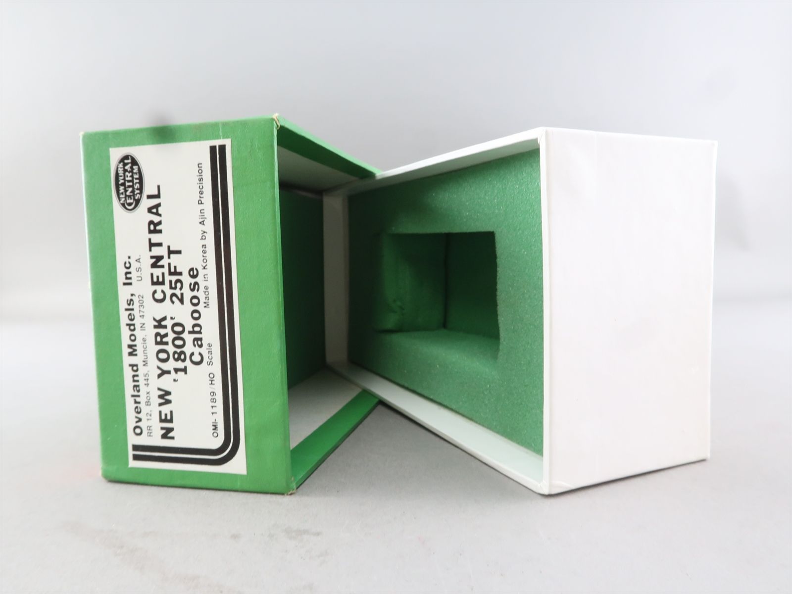 HO Brass Model - OMI 1189 NYC New York Central 25' Wood Caboose #18000 ...