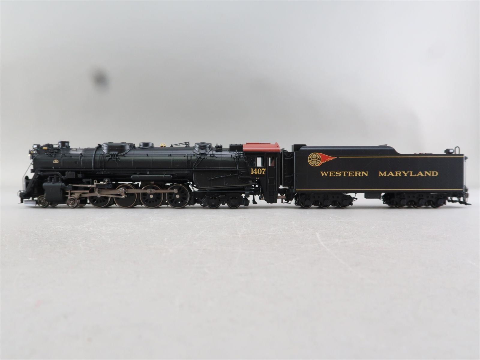 HO Brass Model - PSC 17670-1 WM Western Maryland J-1 4-8-4 Fireball #1407 - F/P - GMI