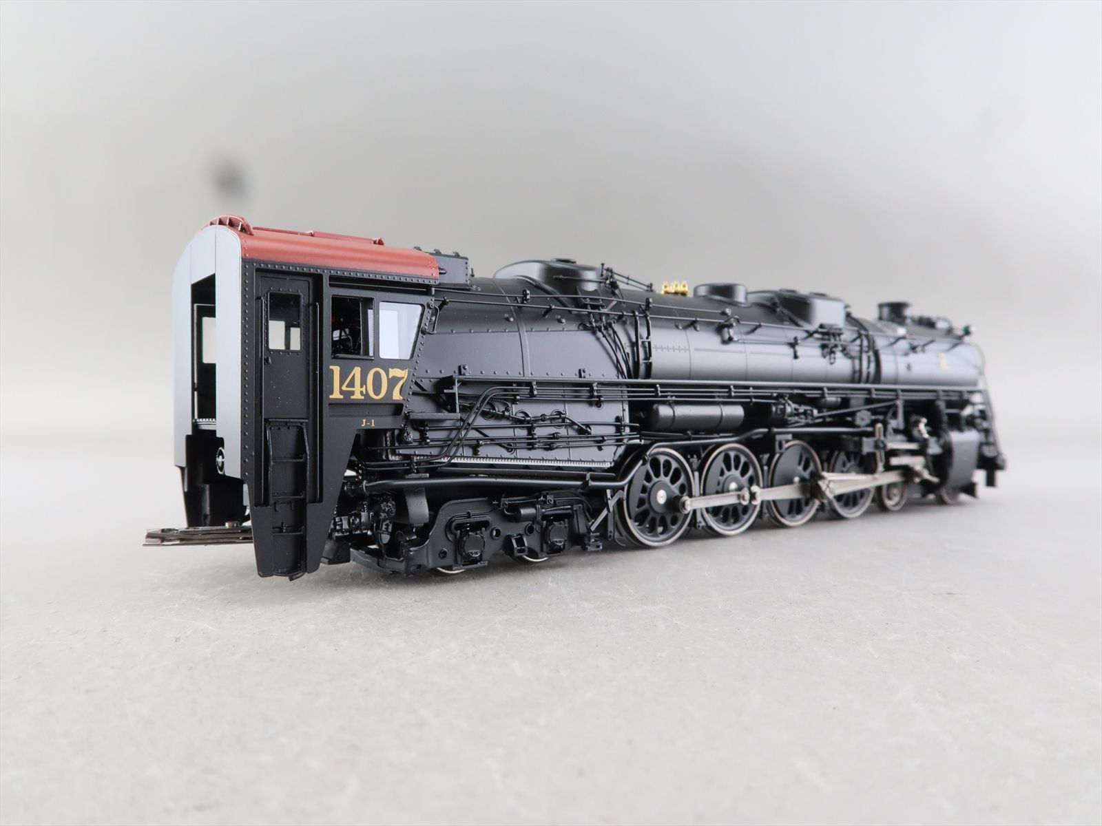 HO Brass Model - PSC 17670-1 WM Western Maryland J-1 4-8-4 Fireball #1407 - F/P - GMI