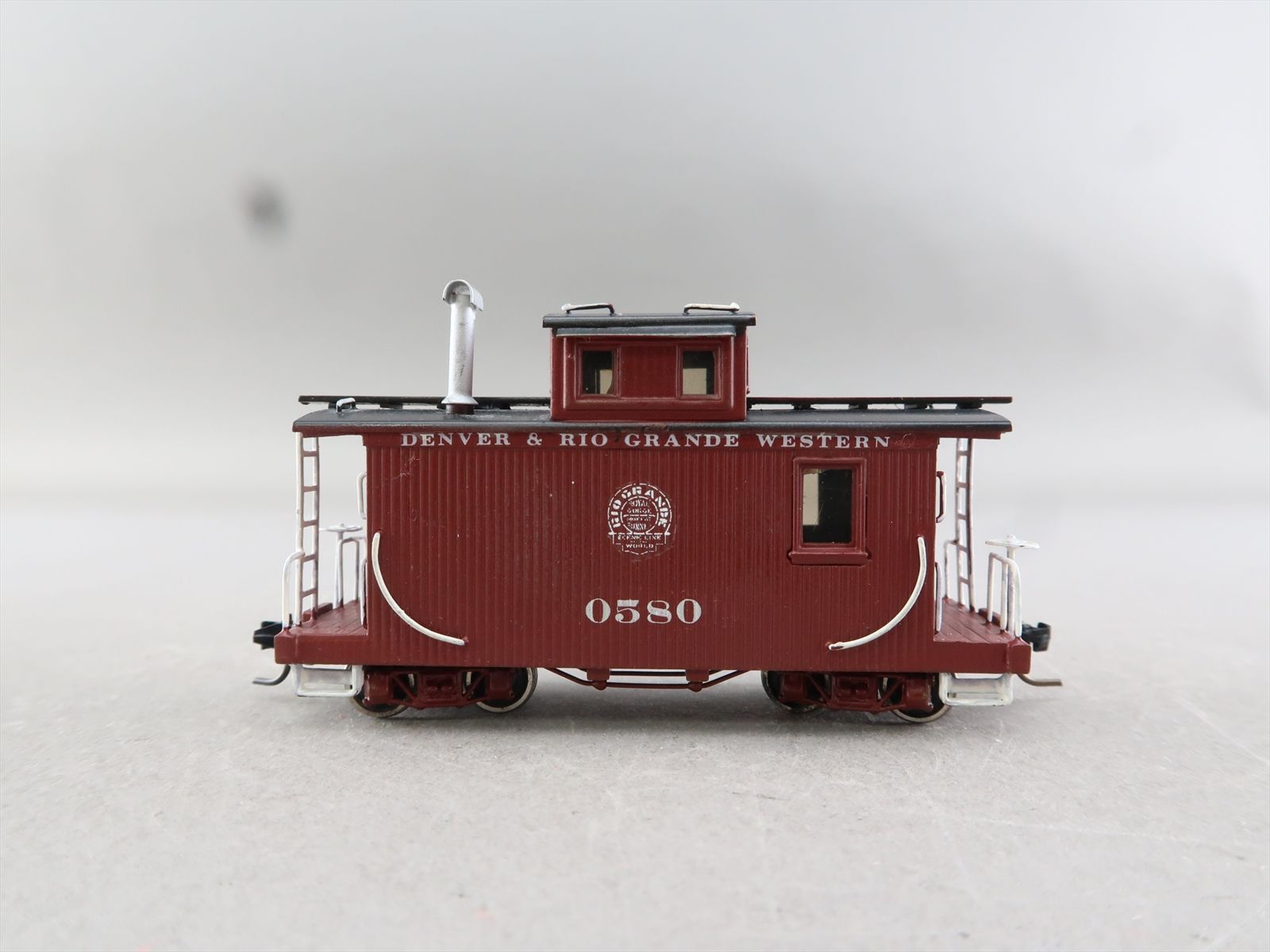 HOn3 Brass Model - PFM D&RGW Rio Grande Short Caboose #0580 - Custom - Adachi - Wrong Box