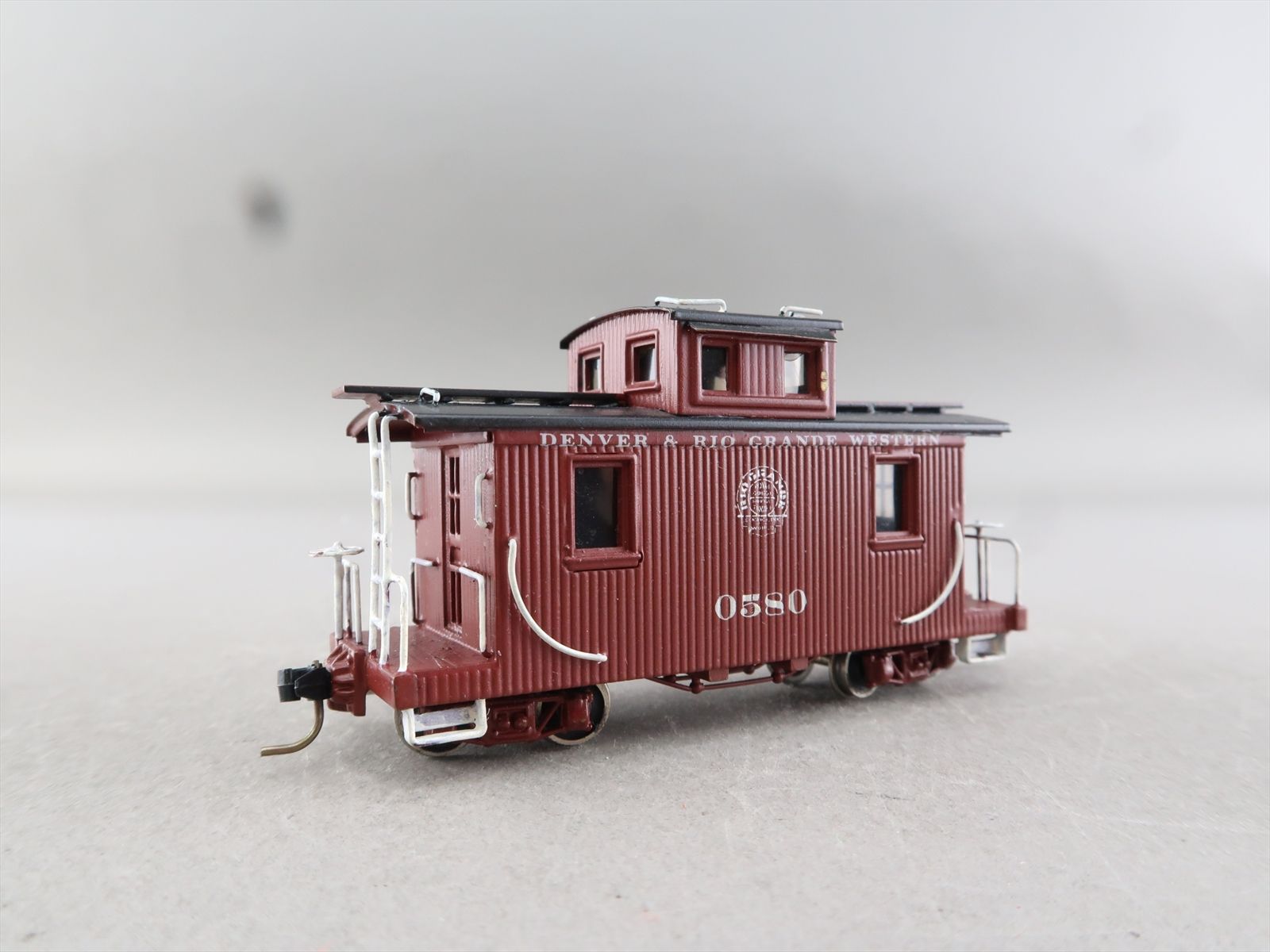 HOn3 Brass Model - PFM D&RGW Rio Grande Short Caboose #0580 - Custom - Adachi - Wrong Box