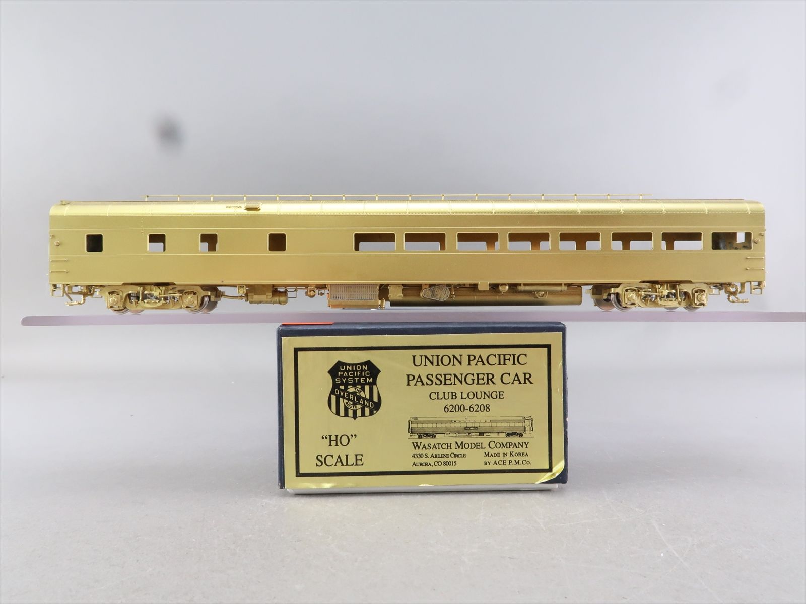 HO Brass Model - Wasatch UP Union Pacific Club Lounge 6200 Series ...