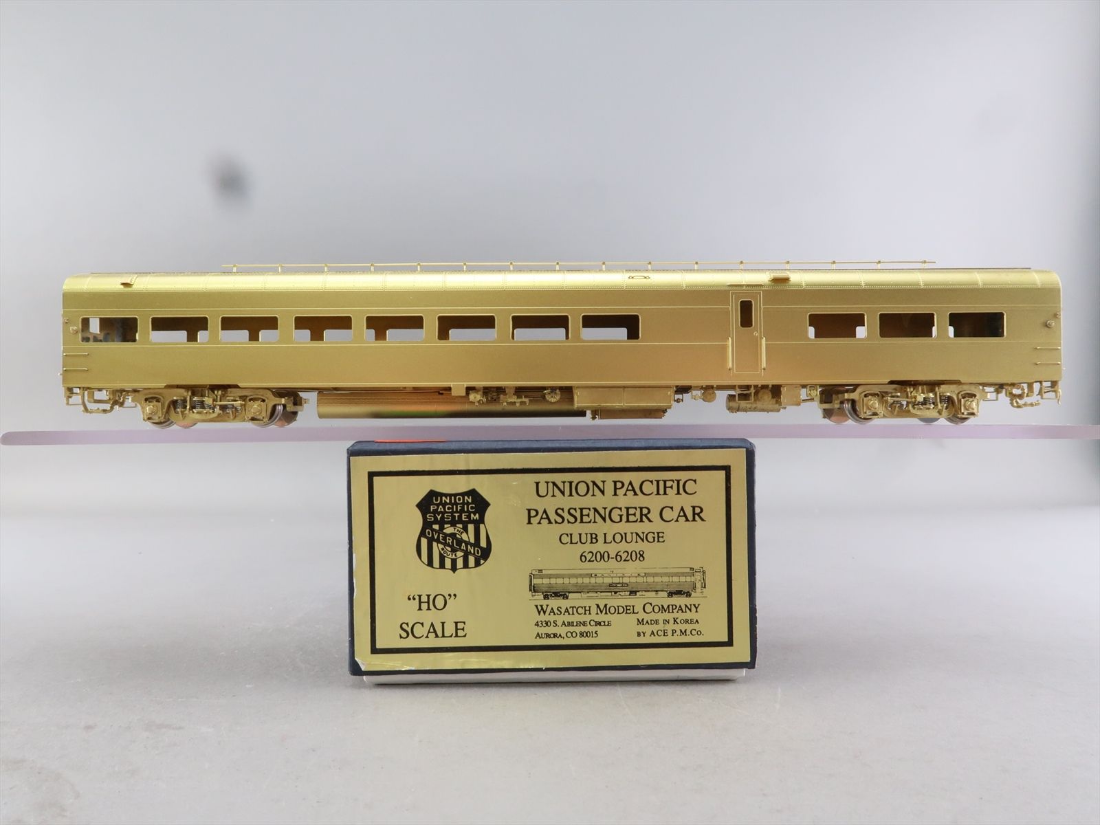 HO Brass Model - Wasatch UP Union Pacific Club Lounge 6200 Series ...