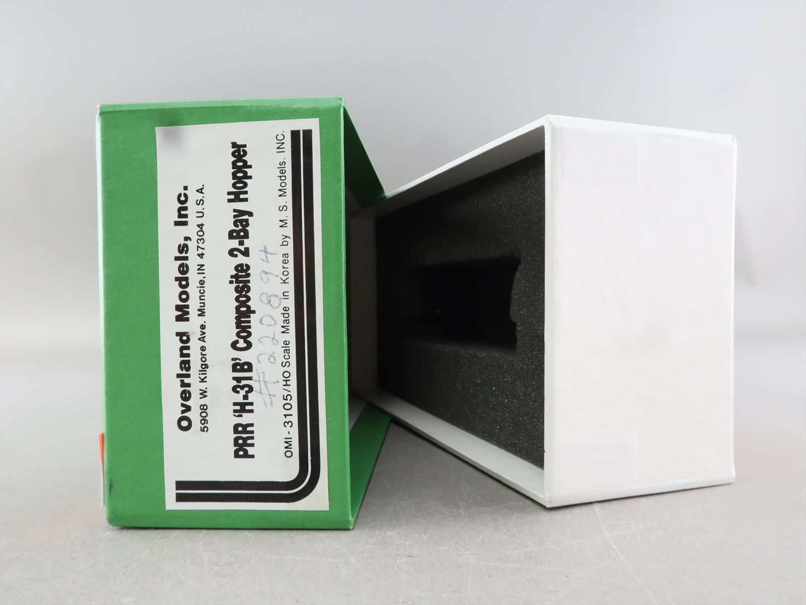 HO Brass Model - OMI 3106 PRR Pennsylvania H-31C Steel 2-Bay Hopper ...
