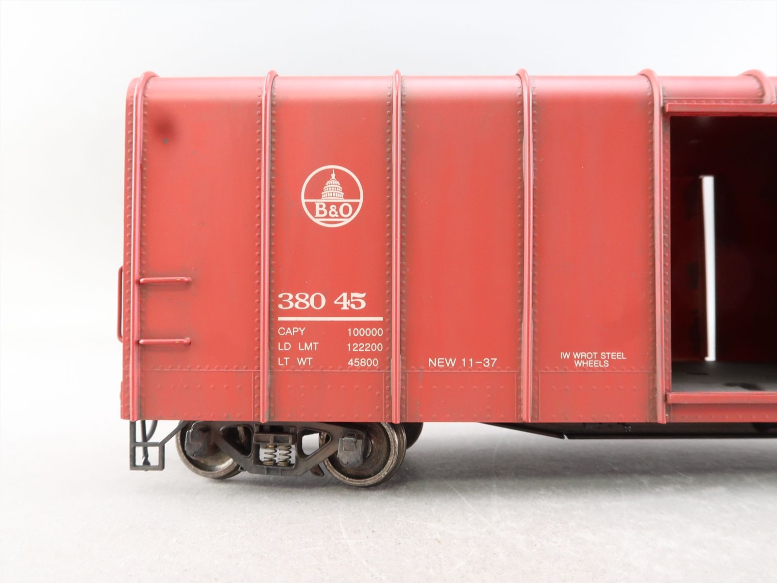 O Brass Model - SS Sunset B&O Baltimore & Ohio Wagon Top Boxcar Box Car ...