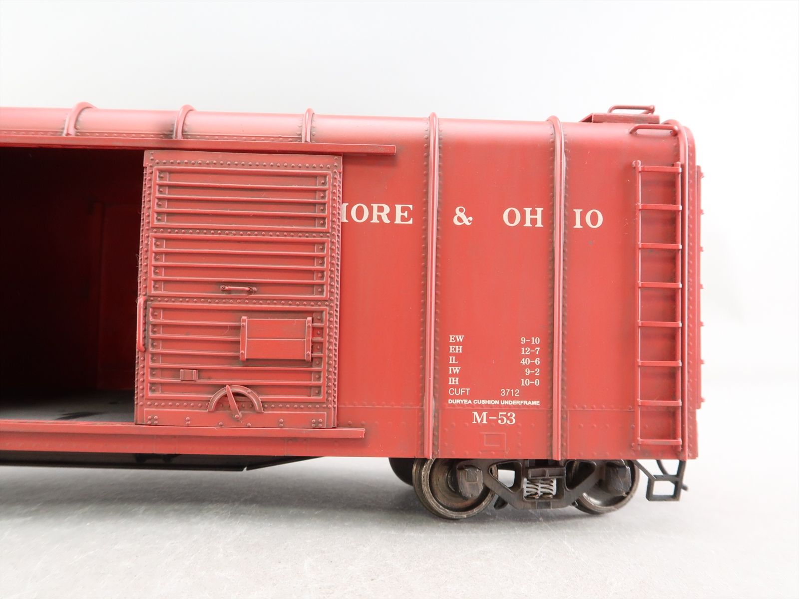 O Brass Model - SS Sunset B&O Baltimore & Ohio Wagon Top Boxcar Box Car ...