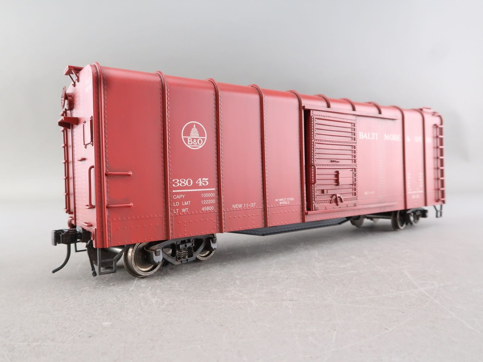 O Brass Model - SS Sunset B&O Baltimore & Ohio Wagon Top Boxcar Box Car ...
