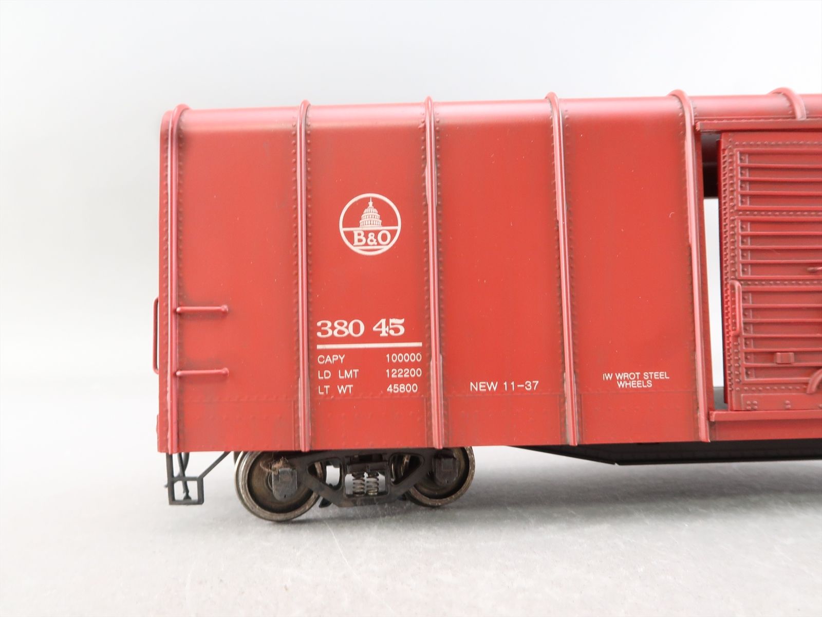 O Brass Model - SS Sunset B&O Baltimore & Ohio Wagon Top Boxcar Box Car ...