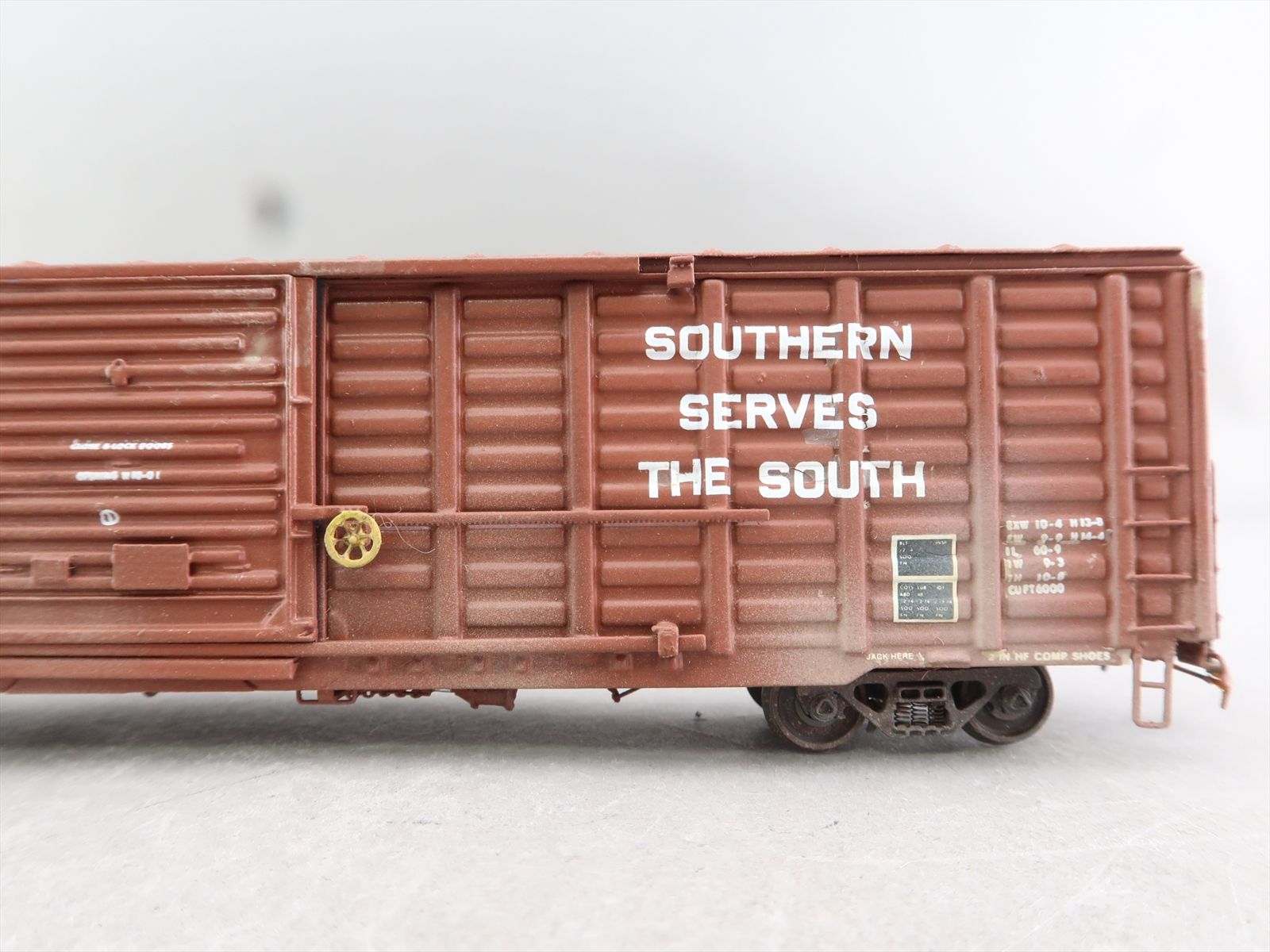 HO Brass Model - OMI 3020 SOU Southern P/S Waffle Boxcar Box Car 63' #565300 - Custom ...